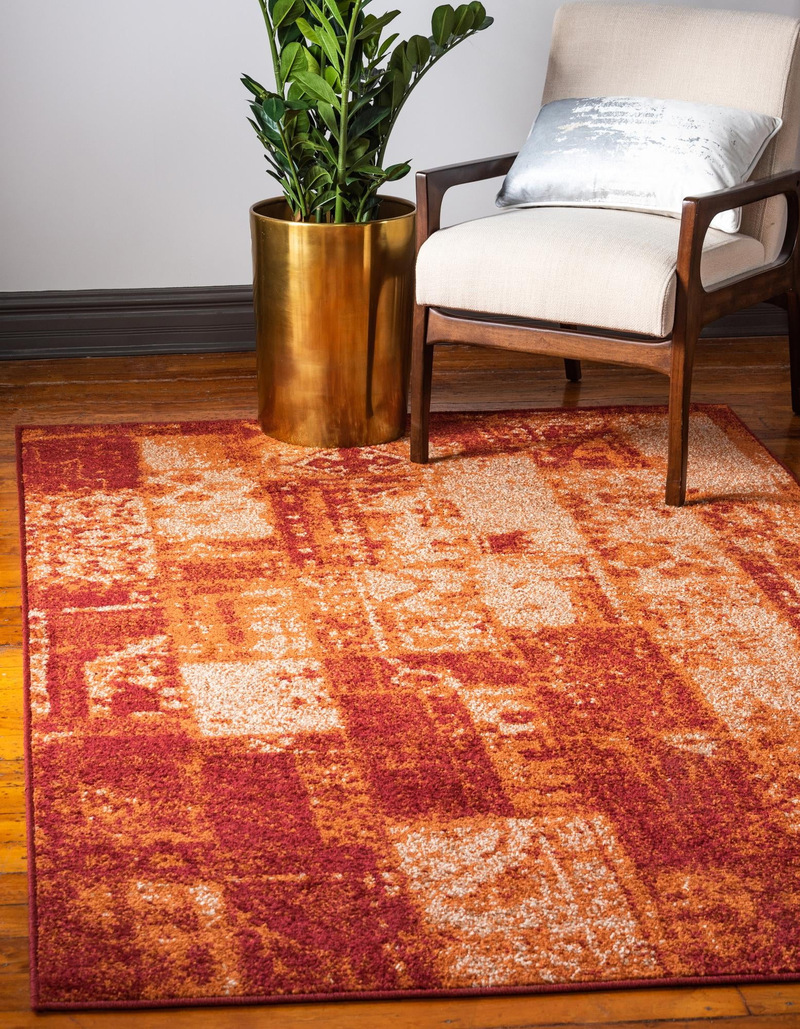 Unique Loom Autumn Collection Area Rug - Plymouth (8' x 10' Rectangle ...
