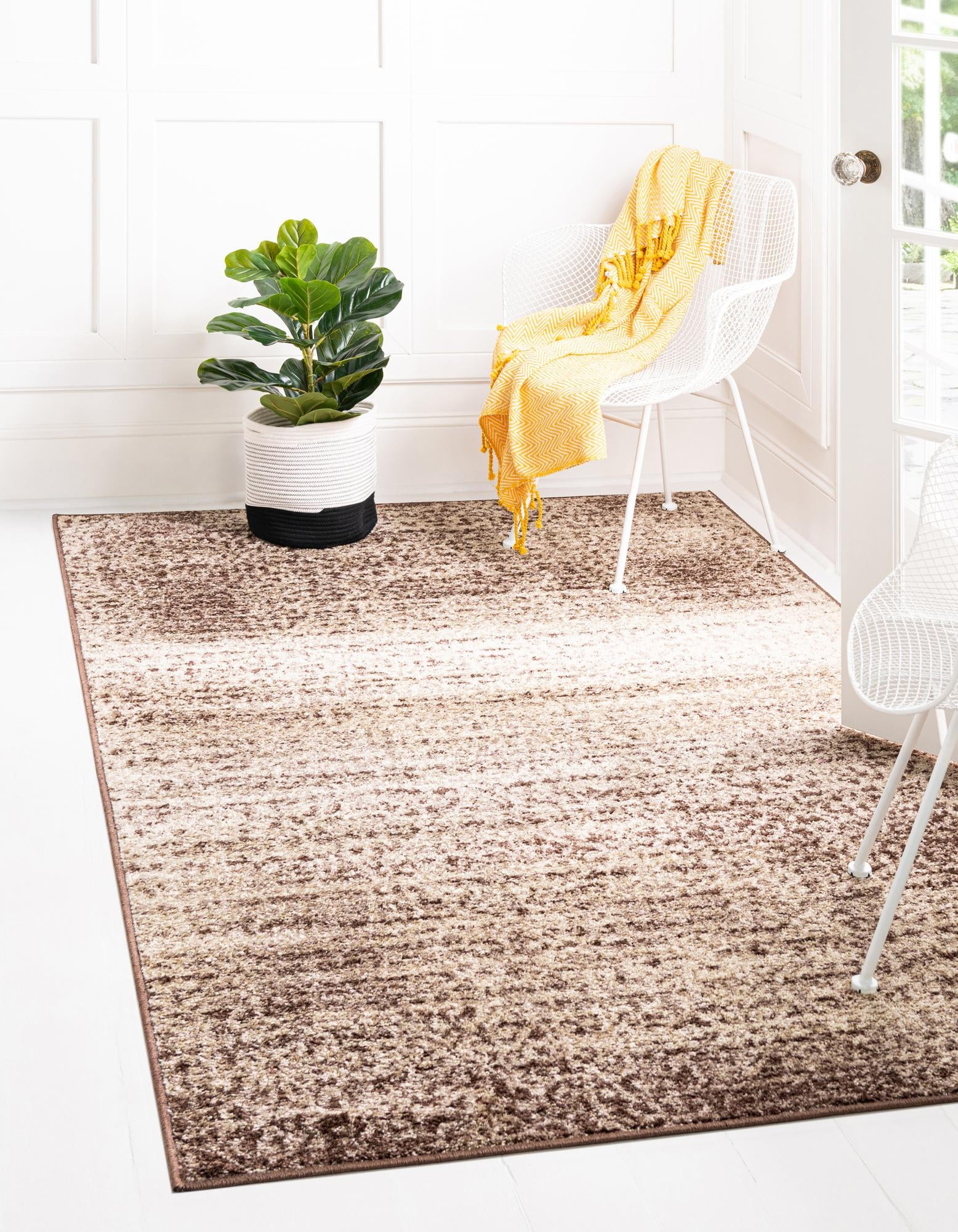 Unique Loom Autumn Collection Area Rug - Traditions (5' 1" x 8 ...