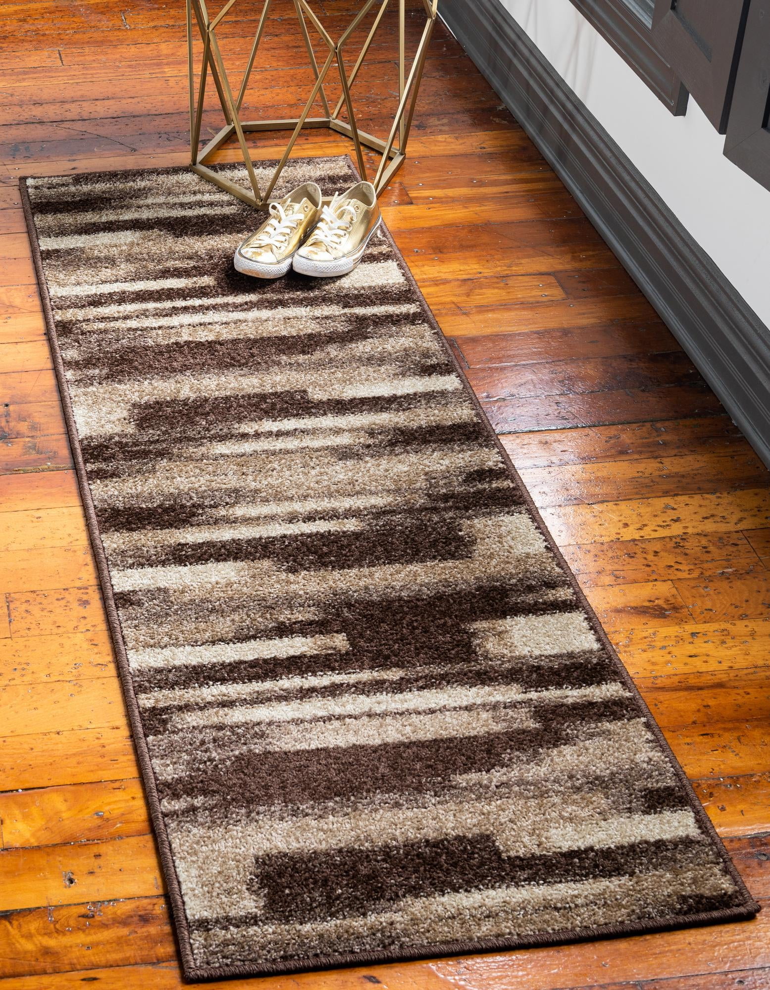 Unique Loom Autumn Collection Area Rug - Wheat (2' x 6' 1" Runner Brown ...