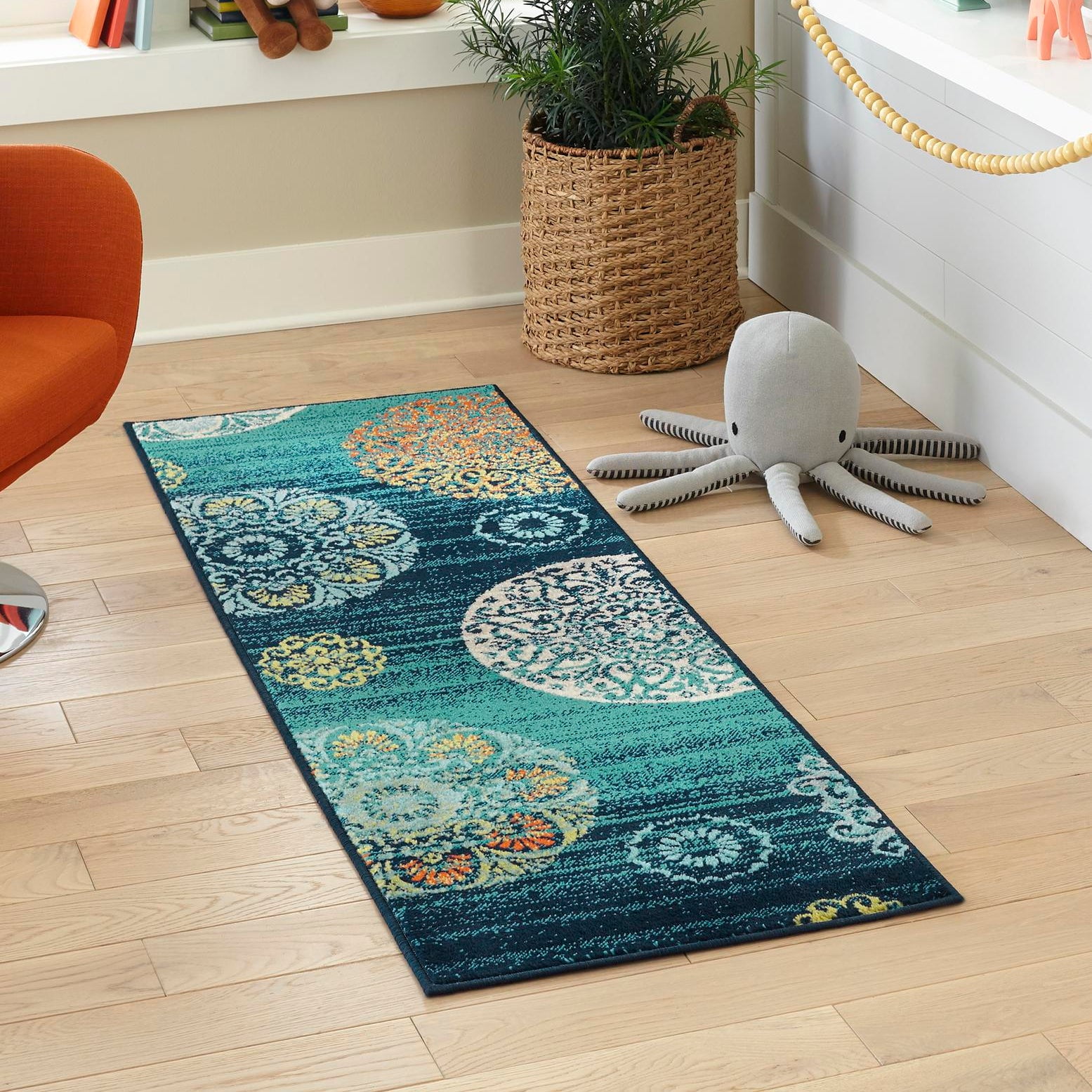 Unique Loom Azalea Collection Area Rug - Aromi (2' 11" x 12' Runner ...