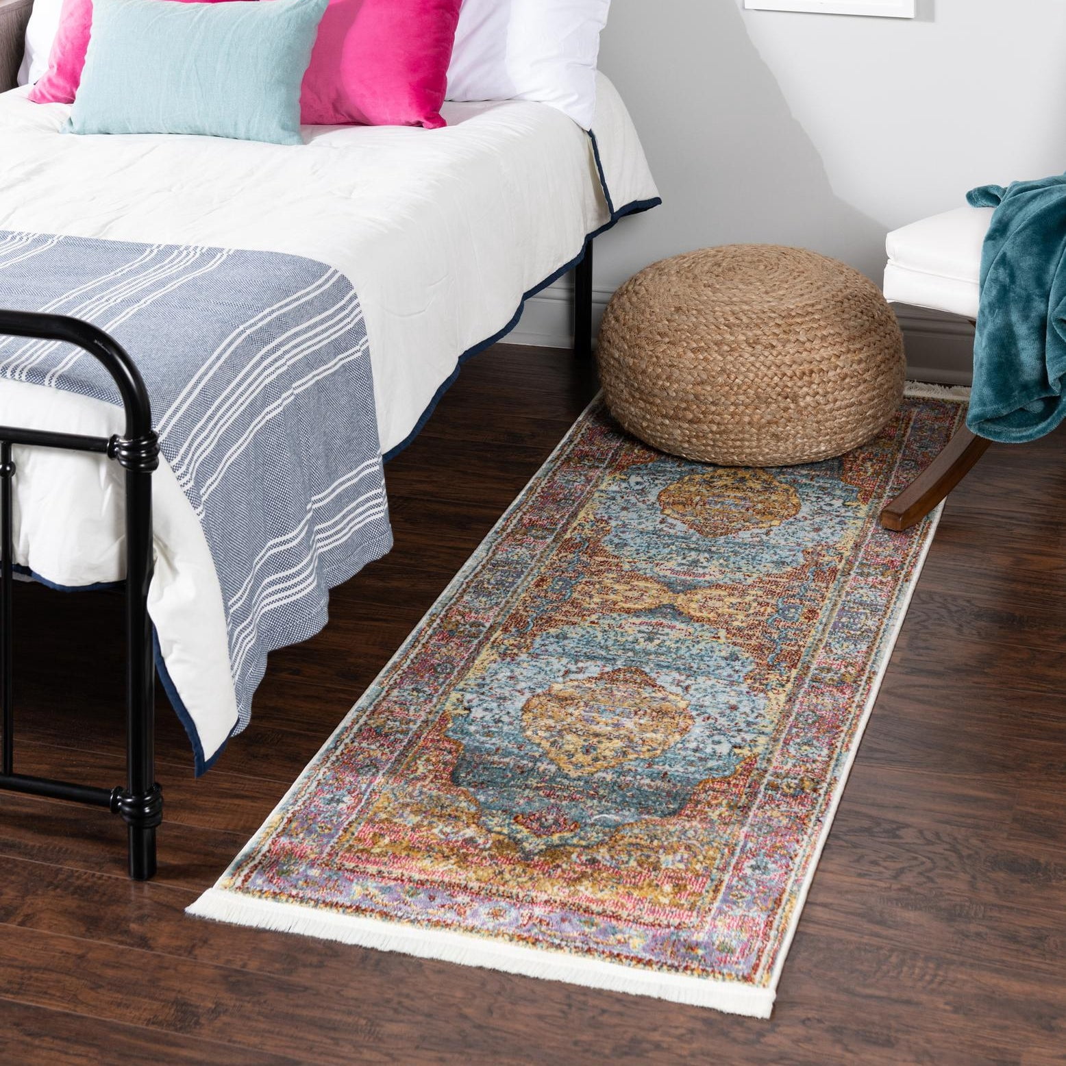 Unique Loom Baracoa Collection Area Rug - Miramar (2' 2" x 6' 1" Runner ...