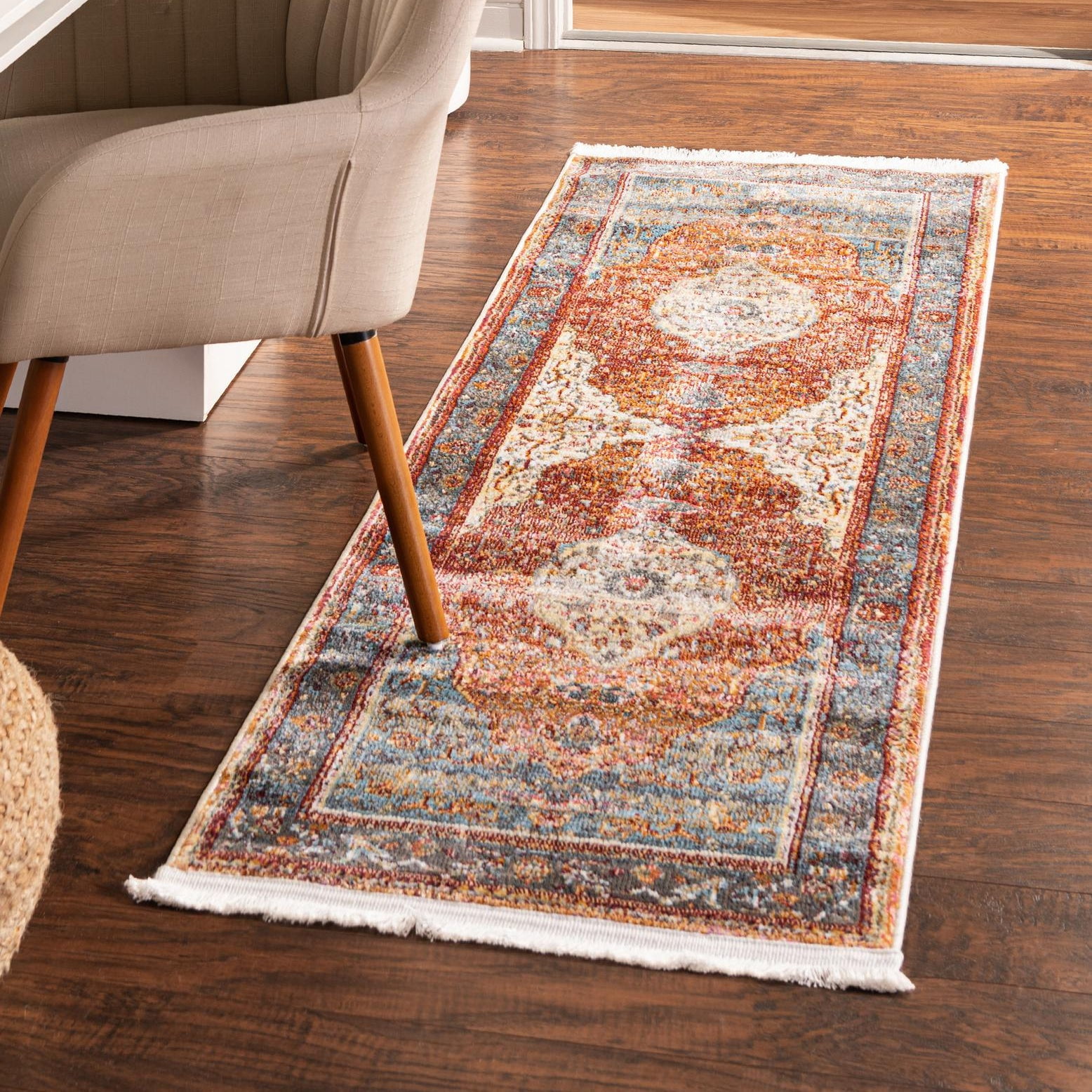 Unique Loom Baracoa Collection Area Rug - Miramar (2' 2" x 6' 1" Runner ...
