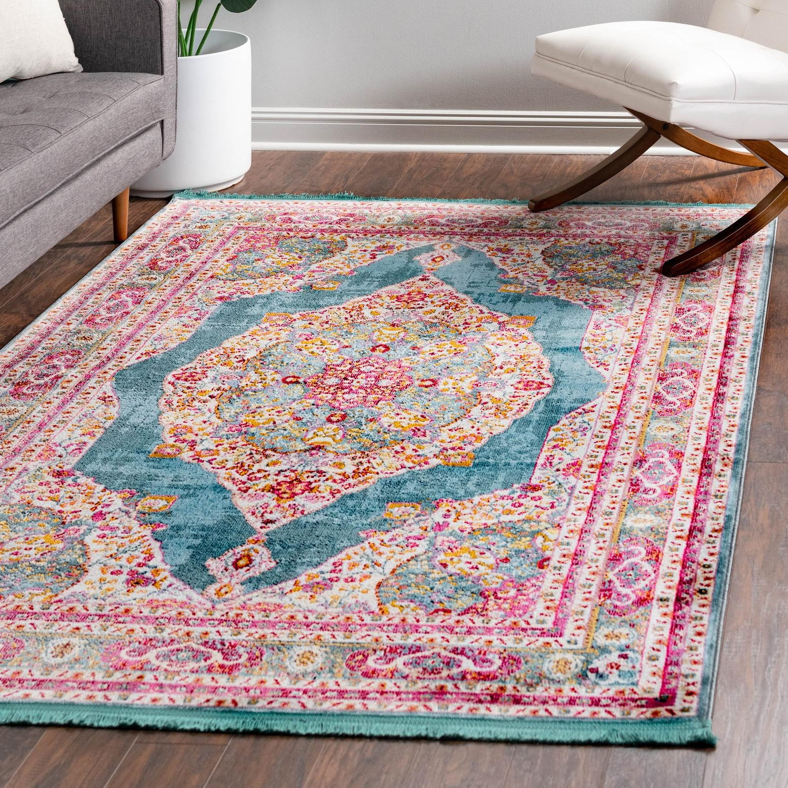 Unique Loom Baracoa Collection Area Rug - Regla (5' 5" x 8' Rectangle ...