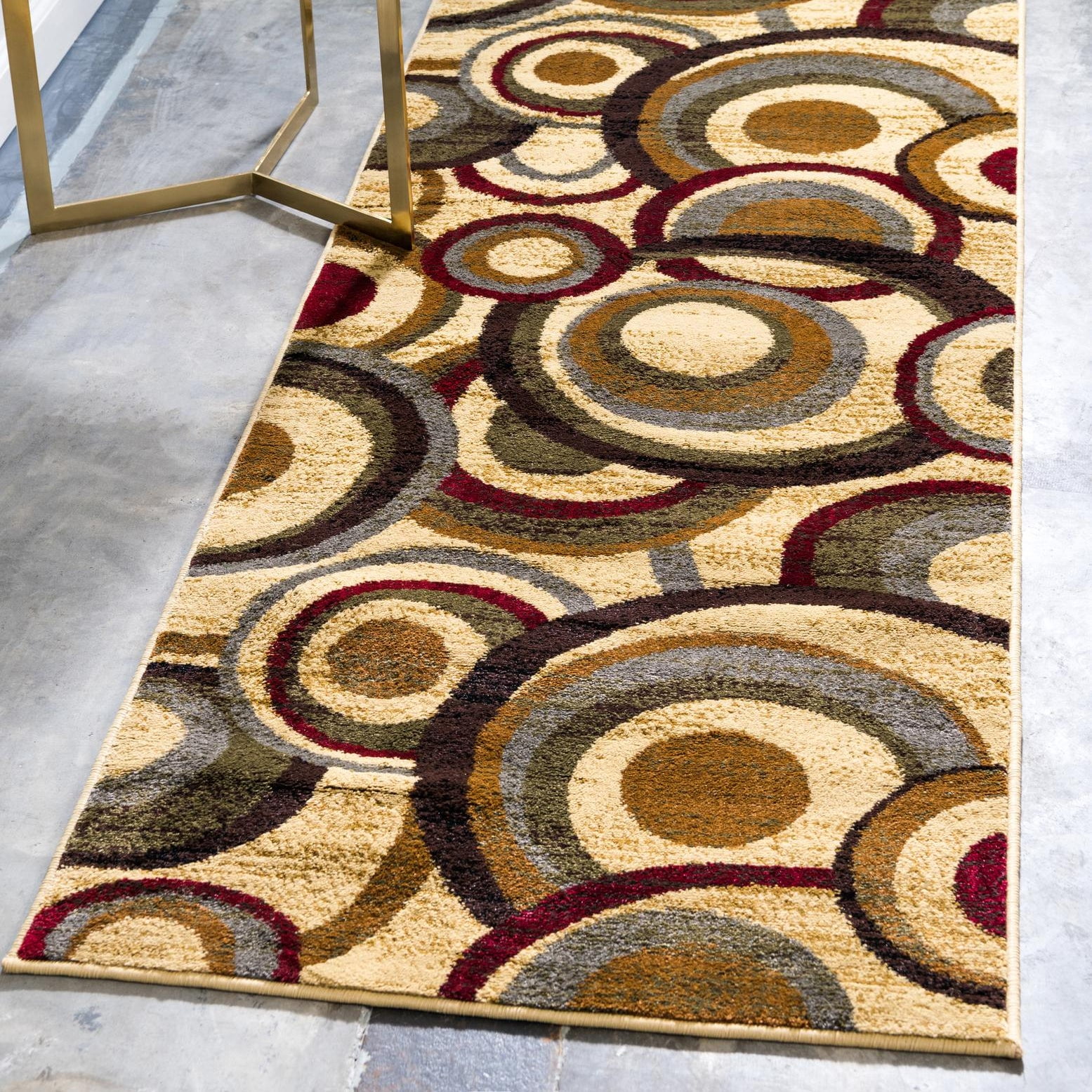 Unique Loom Barista Collection Area Rug - Kona (2' 2" x 6' 1" Runner ...