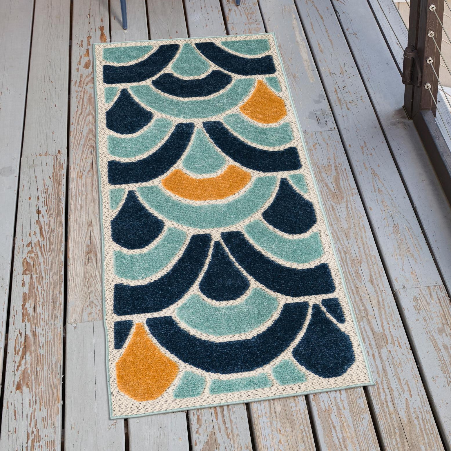 Unique Loom Belize Outdoor Collection Area Rug - Dangriga (2' x 10 ...
