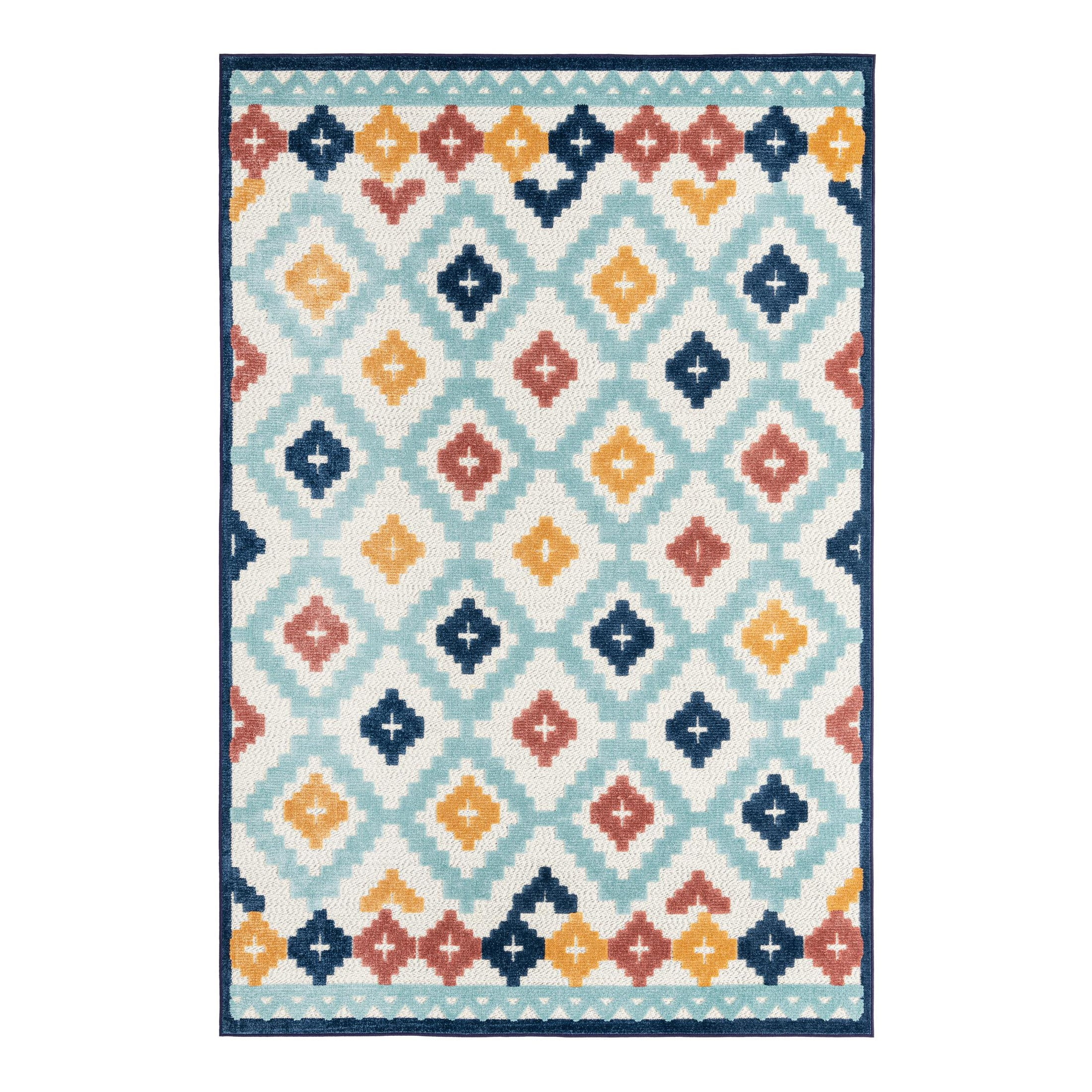 Unique Loom Belize Outdoor Collection Area Rug - Sarstoon (6' x 9 ...