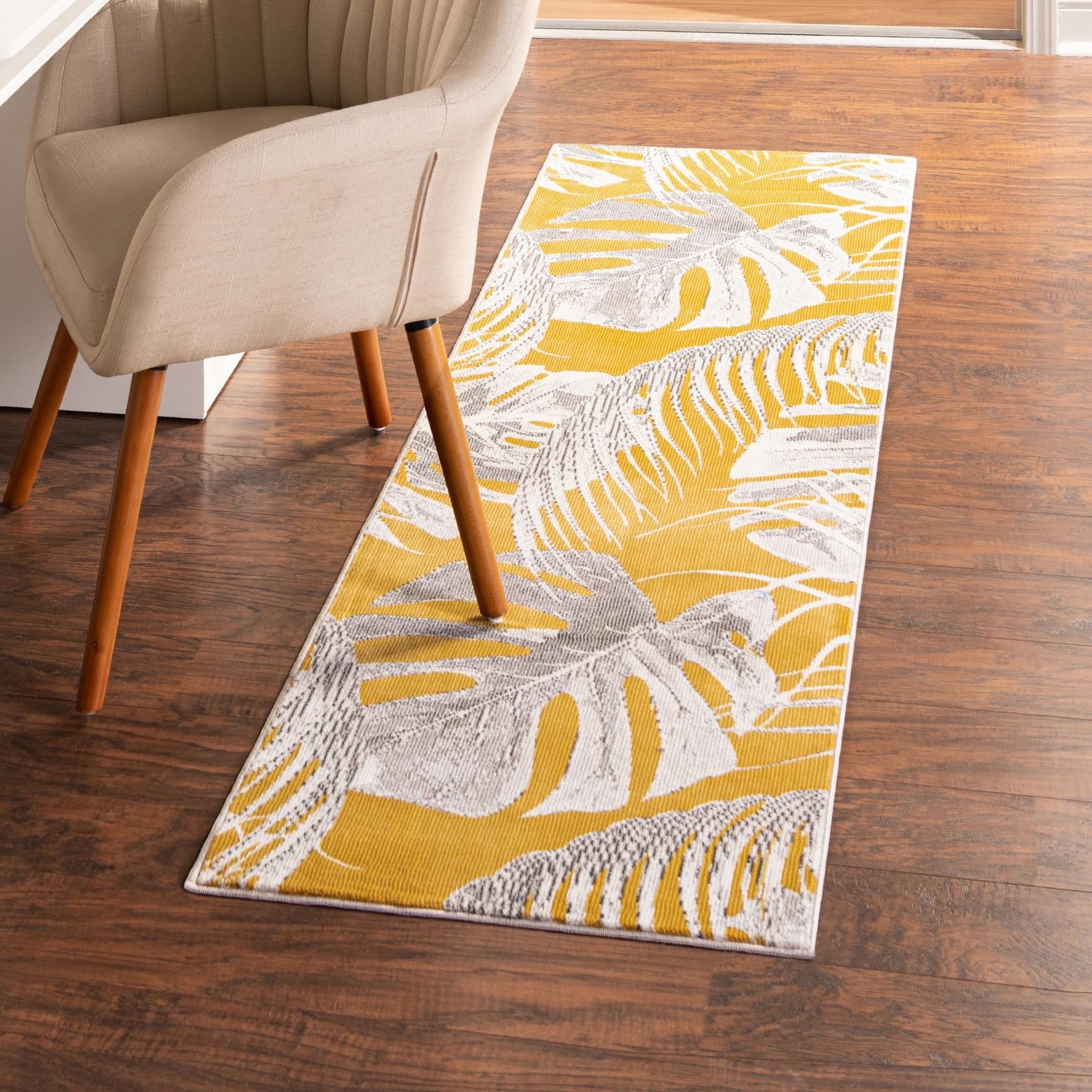 Unique Loom Blossom Collection Area Rug - Montego (2' x 6' Runner ...