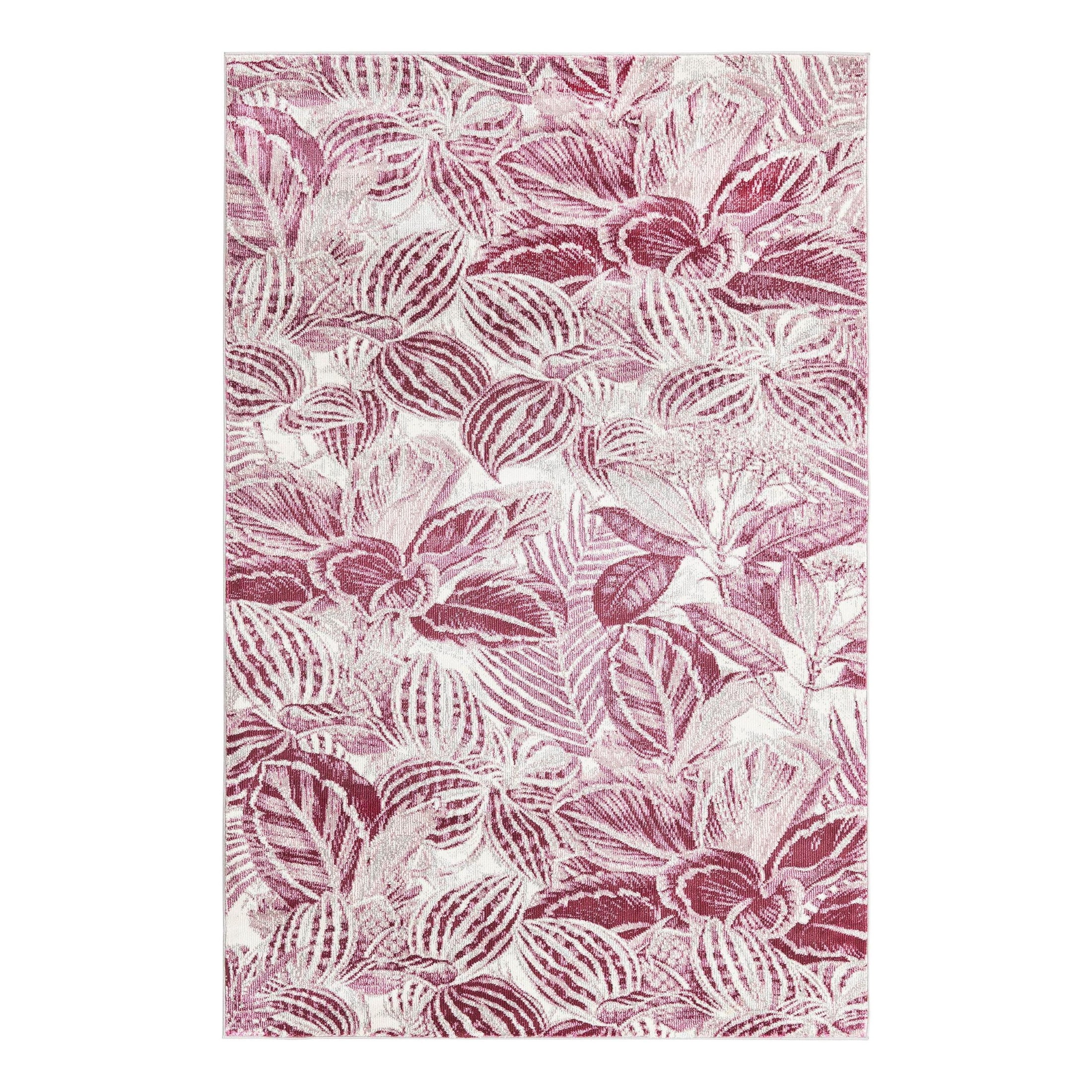 Unique Loom Blossom Collection Area Rug - Ocho (4' x 6' Rectangle ...