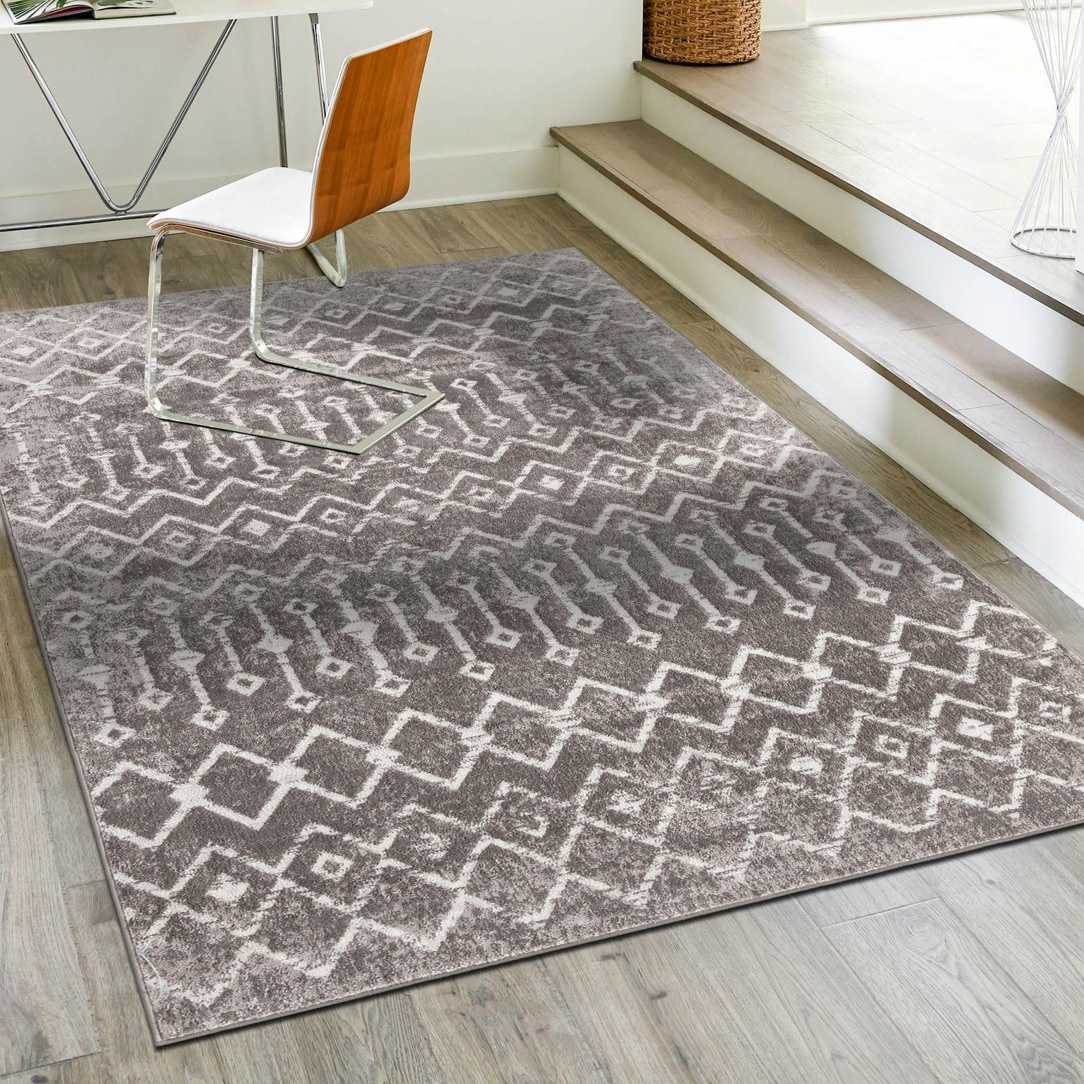 Unique Loom Bohemian Trellis Collection Area Rug - Gypsy (10' x 14' 1 ...
