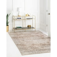 Mark&Day Wool Area Rugs, 5x6 Eckville Traditional Ivory Custom Shape ...