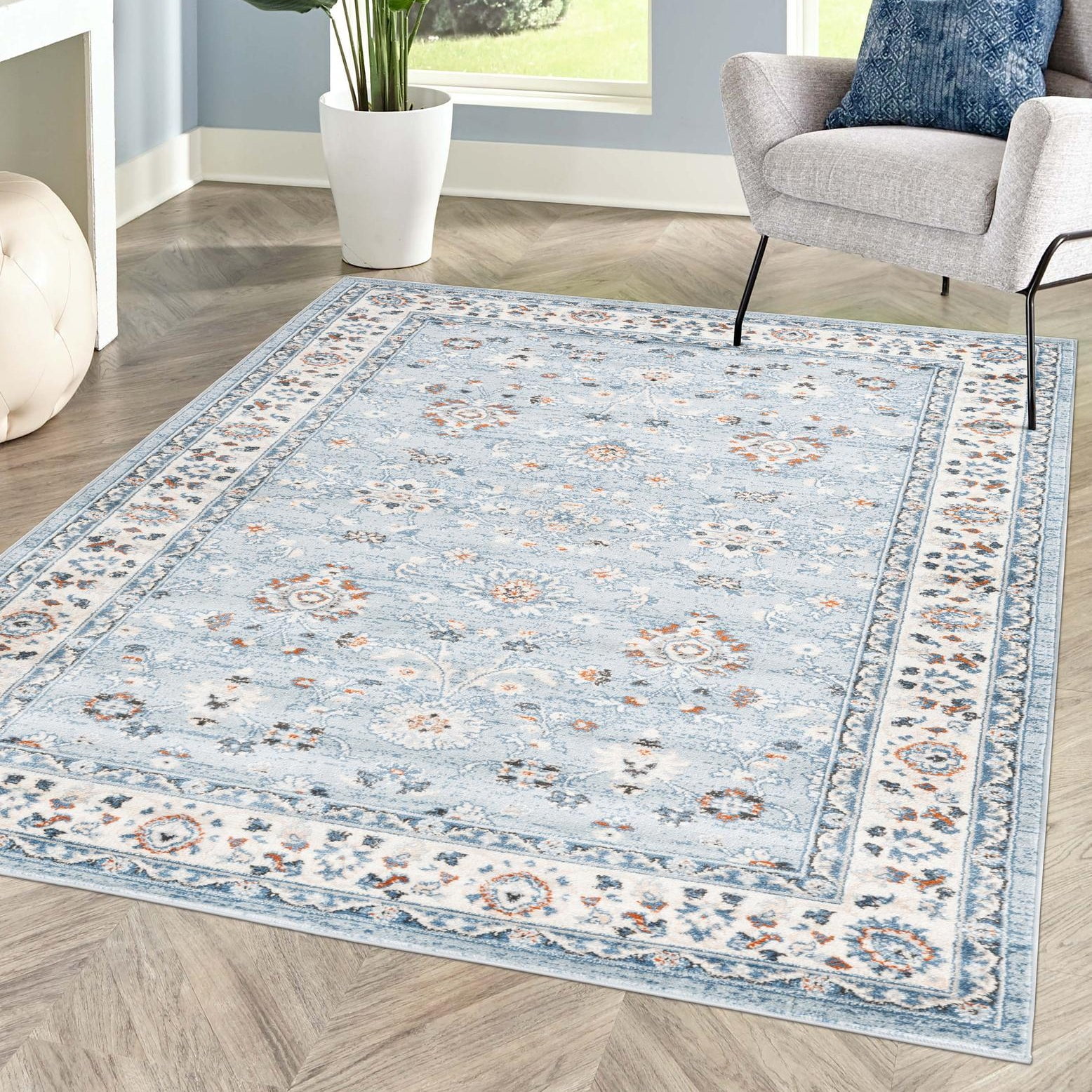 Unique Loom Charlotte Collection Area Rug - Carmel (4' 1