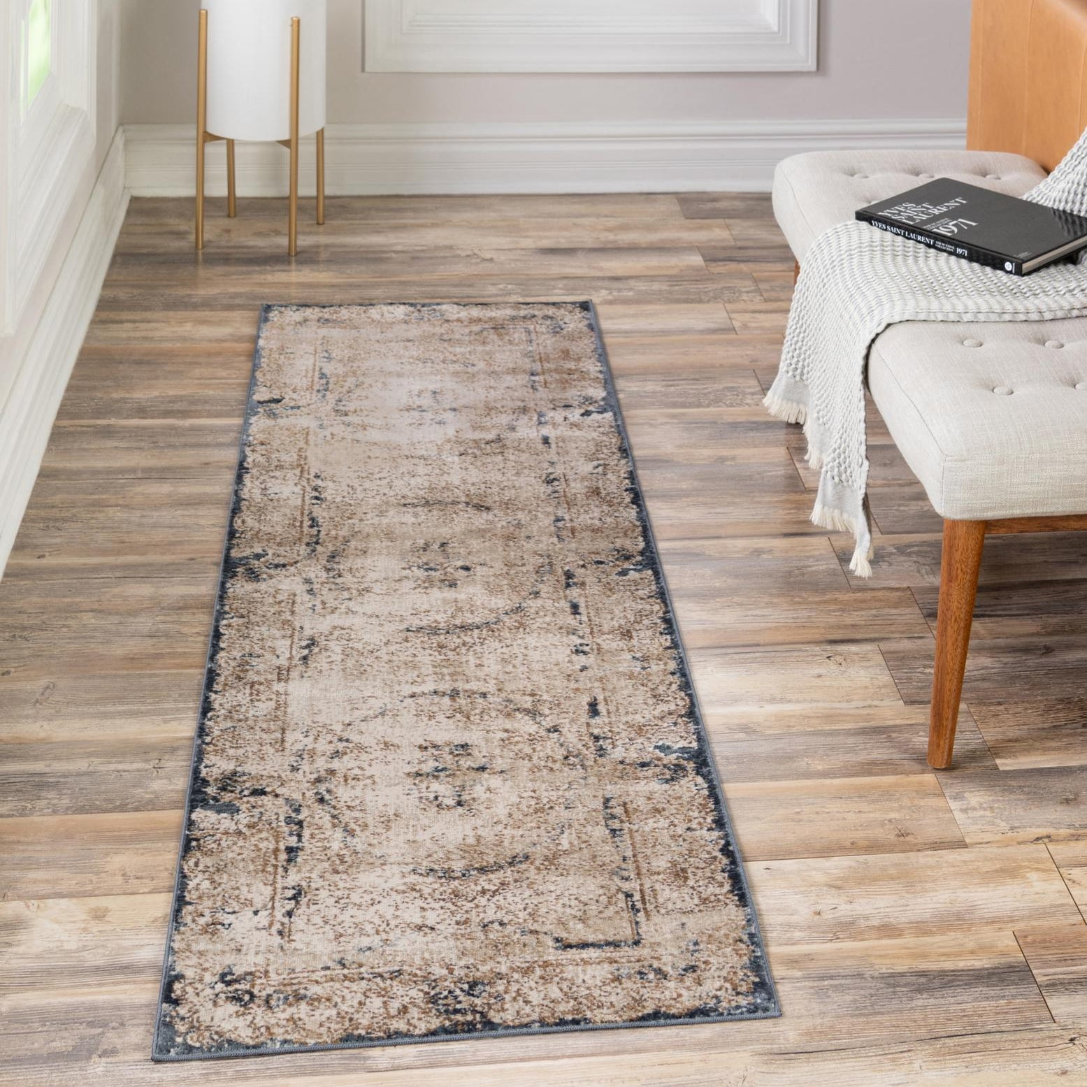 Unique Loom Chateau Collection Area Rug - Adams (2' 2" x 6' 9" Runner ...