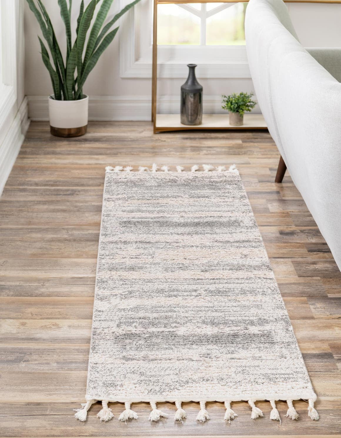 Unique Loom Chattanooga Cherokee Rug , 2' 0" x 8' 0" ,Sand - Walmart.com