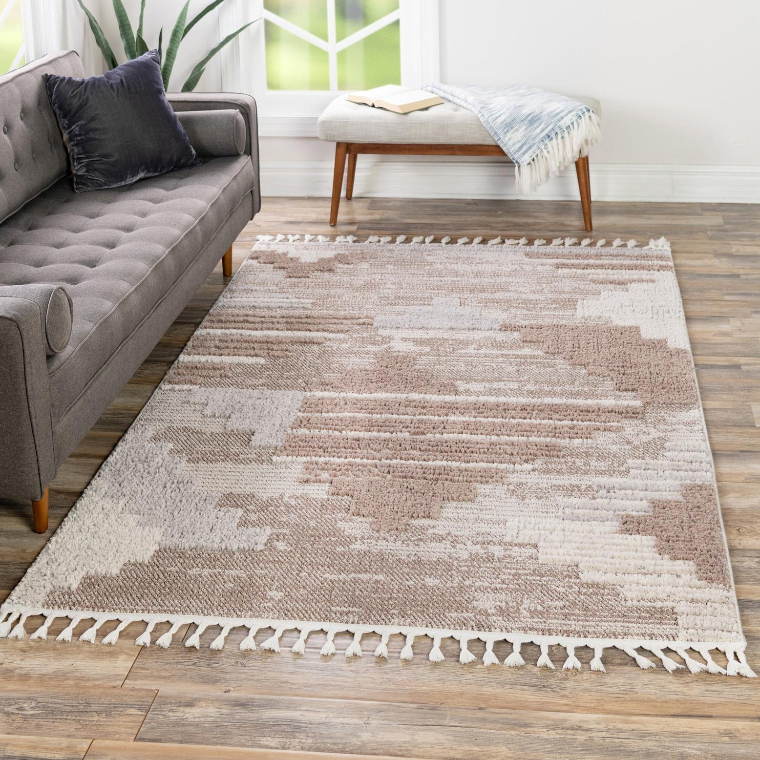 Unique Loom Cherokee Collection Area Rug - Henderson (7' 10" x 10 ...
