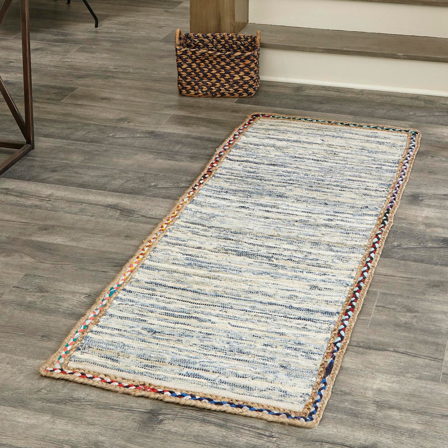 Unique Loom Chindi Jute Collection Area Rug (10' x 14' 1" Rectangle ...