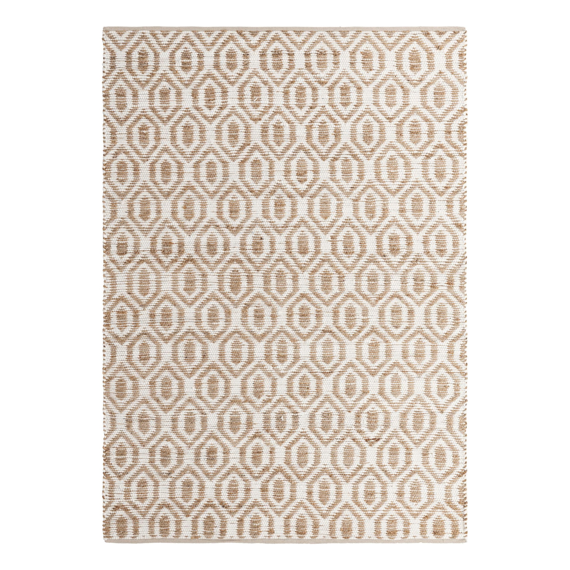Unique Loom Chindi Jute Collection Area Rug (7' 1" x 10' Rectangle ...