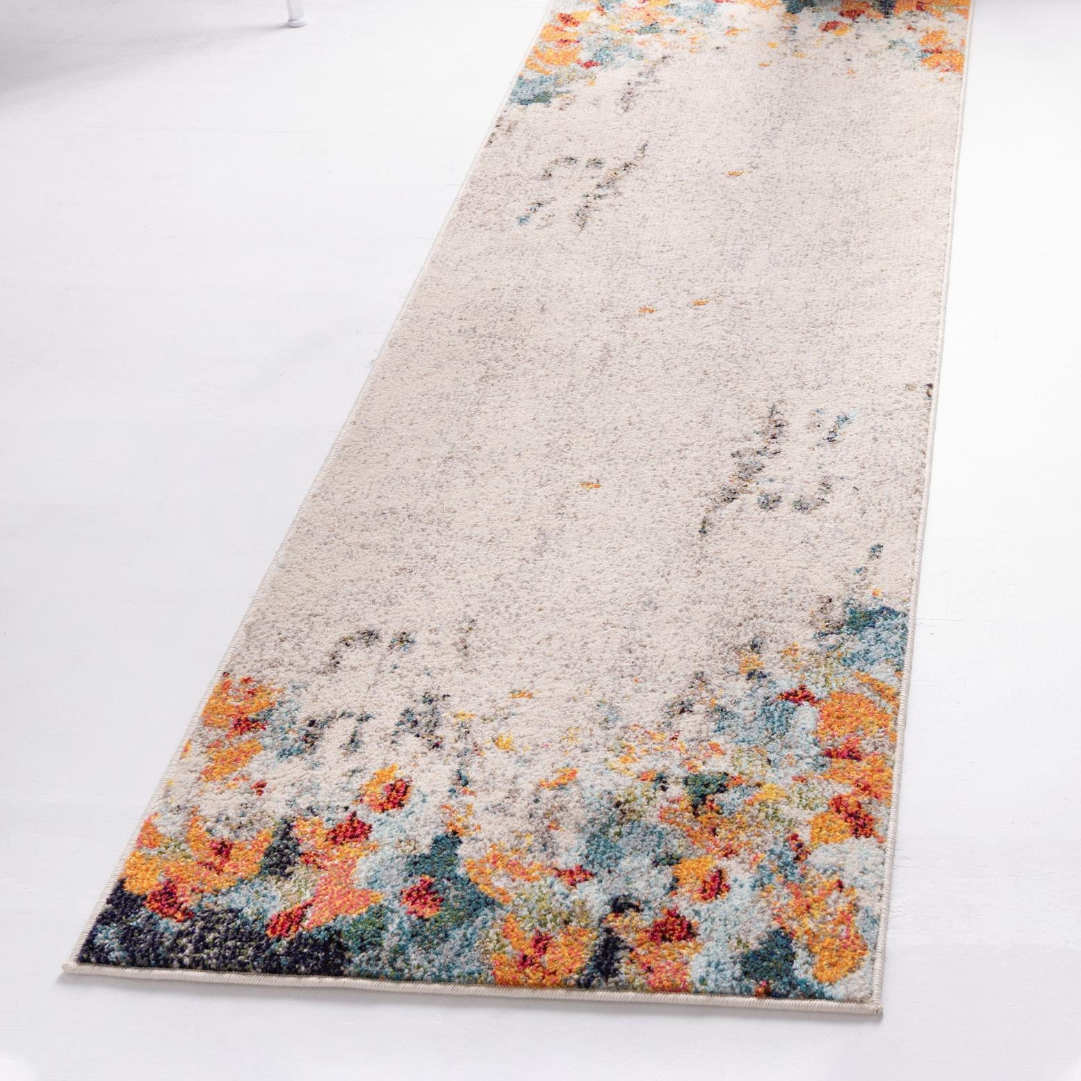 Unique Loom Chromatic Collection Area Rug - Coral (2' 2" x 6' 9" Runner ...