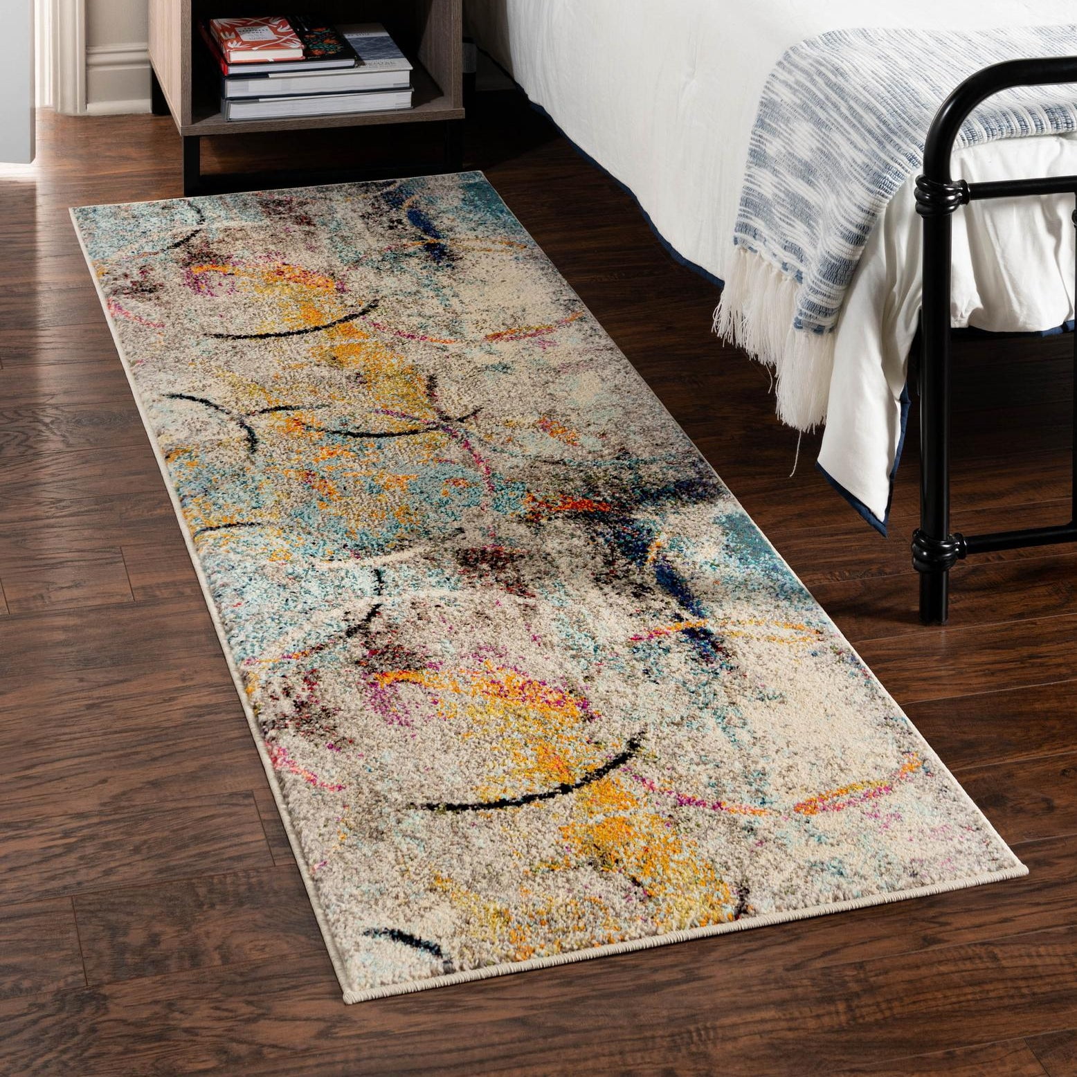 Unique Loom Chromatic Collection Area Rug - Imperial (2' x 6' 9" Runner ...