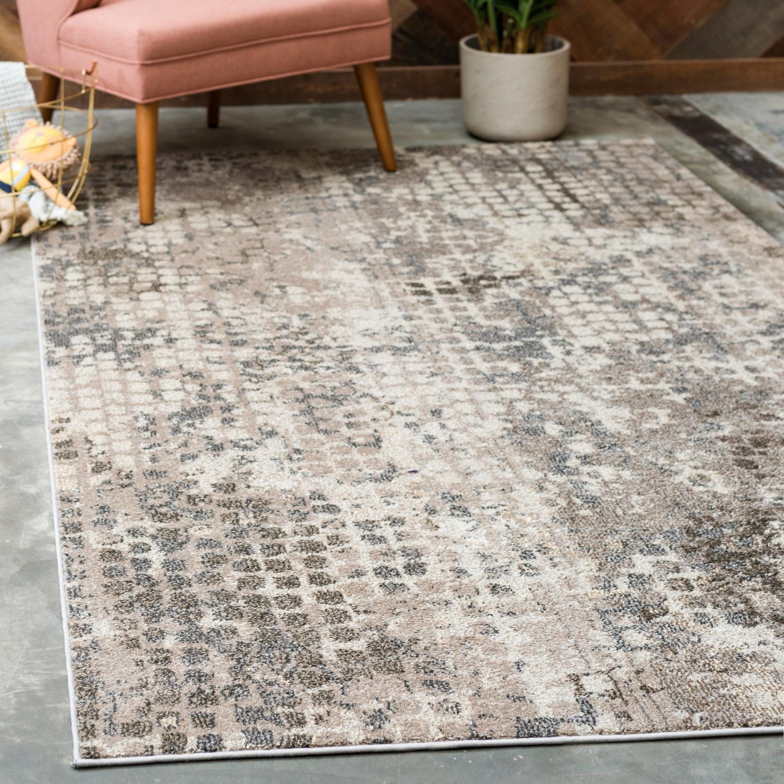 Unique Loom Chromatic Collection Area Rug - Stormy (10' 6" x 16' 5 ...