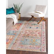 Unique Loom Abstract Modern Area Rugs, Multi-color - Walmart.com