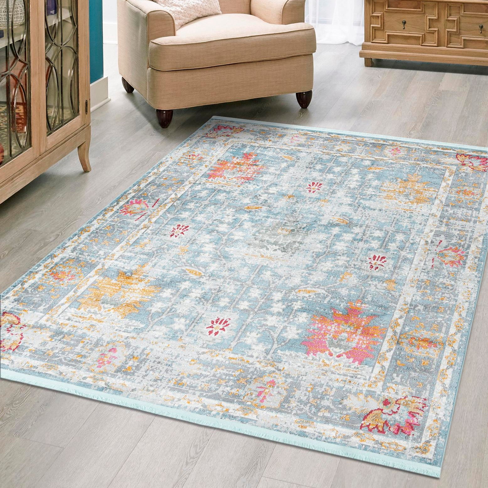 Unique Loom Paragon Collection Area Rug - Decorah (6' x 9' Rectangle ...