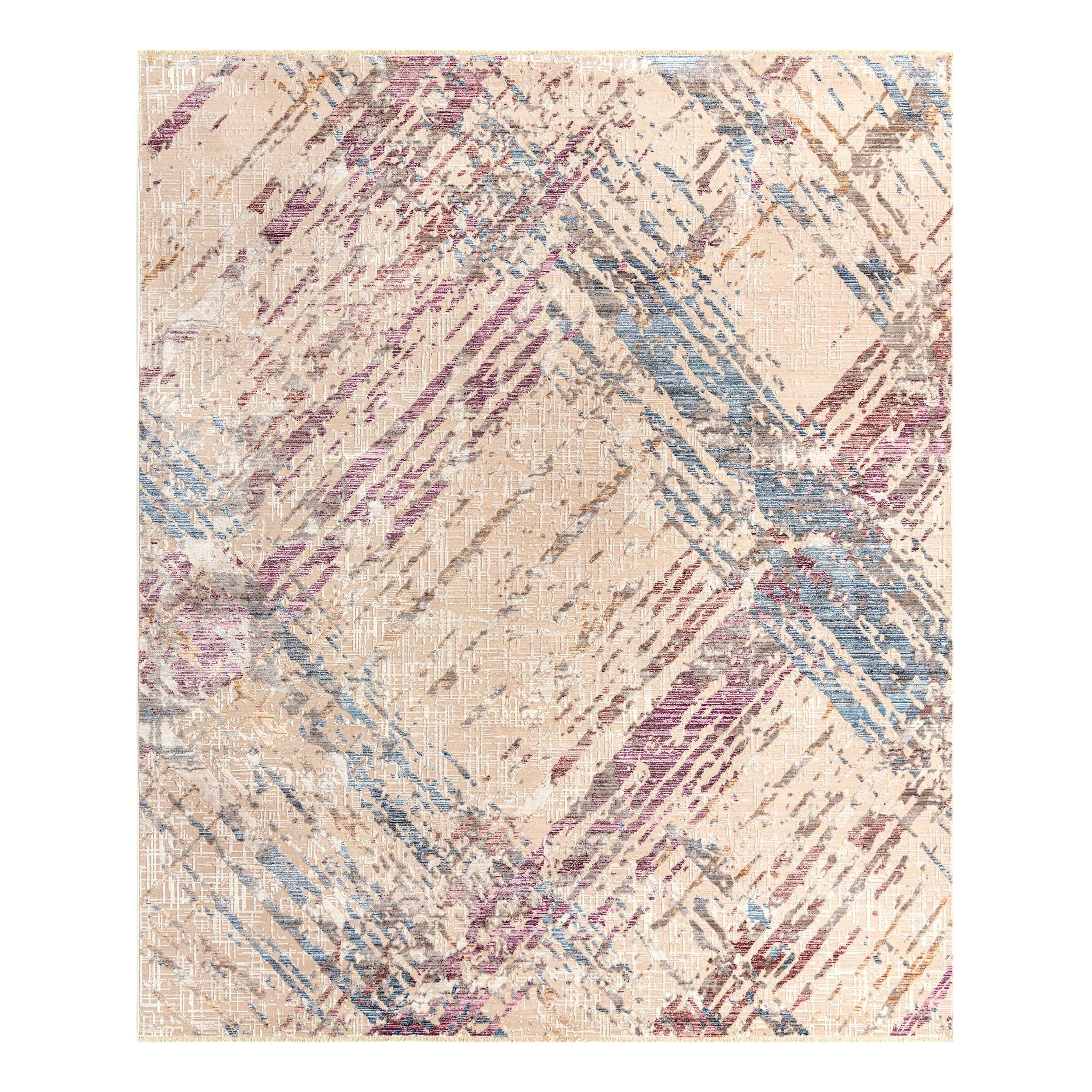 Unique Loom Deepa Collection Area Rug - Rhombus (7' 10" x 9' 8 ...