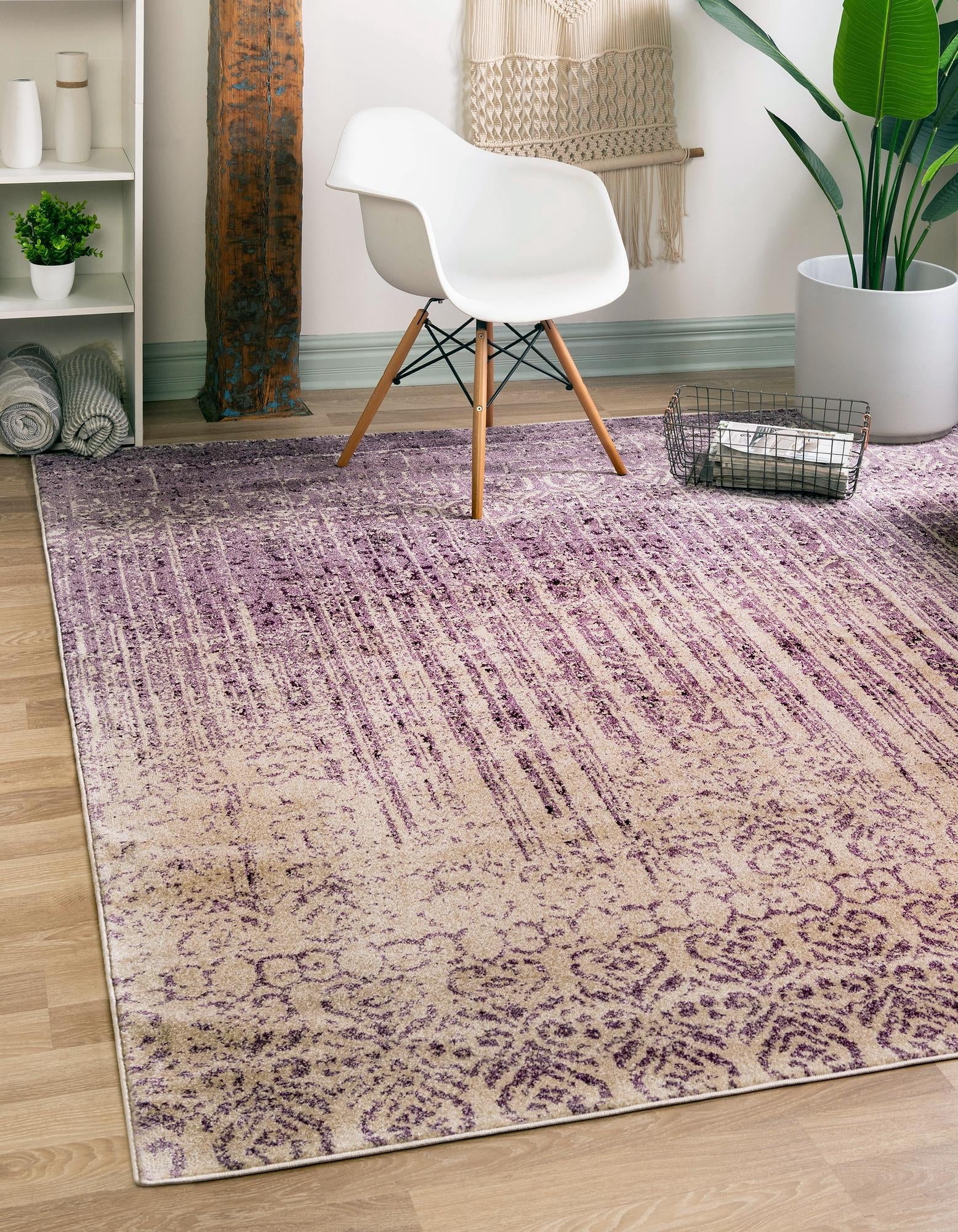 Unique Loom Del Mar Collection Area Rug - Jennifer (7' 10" Square ...