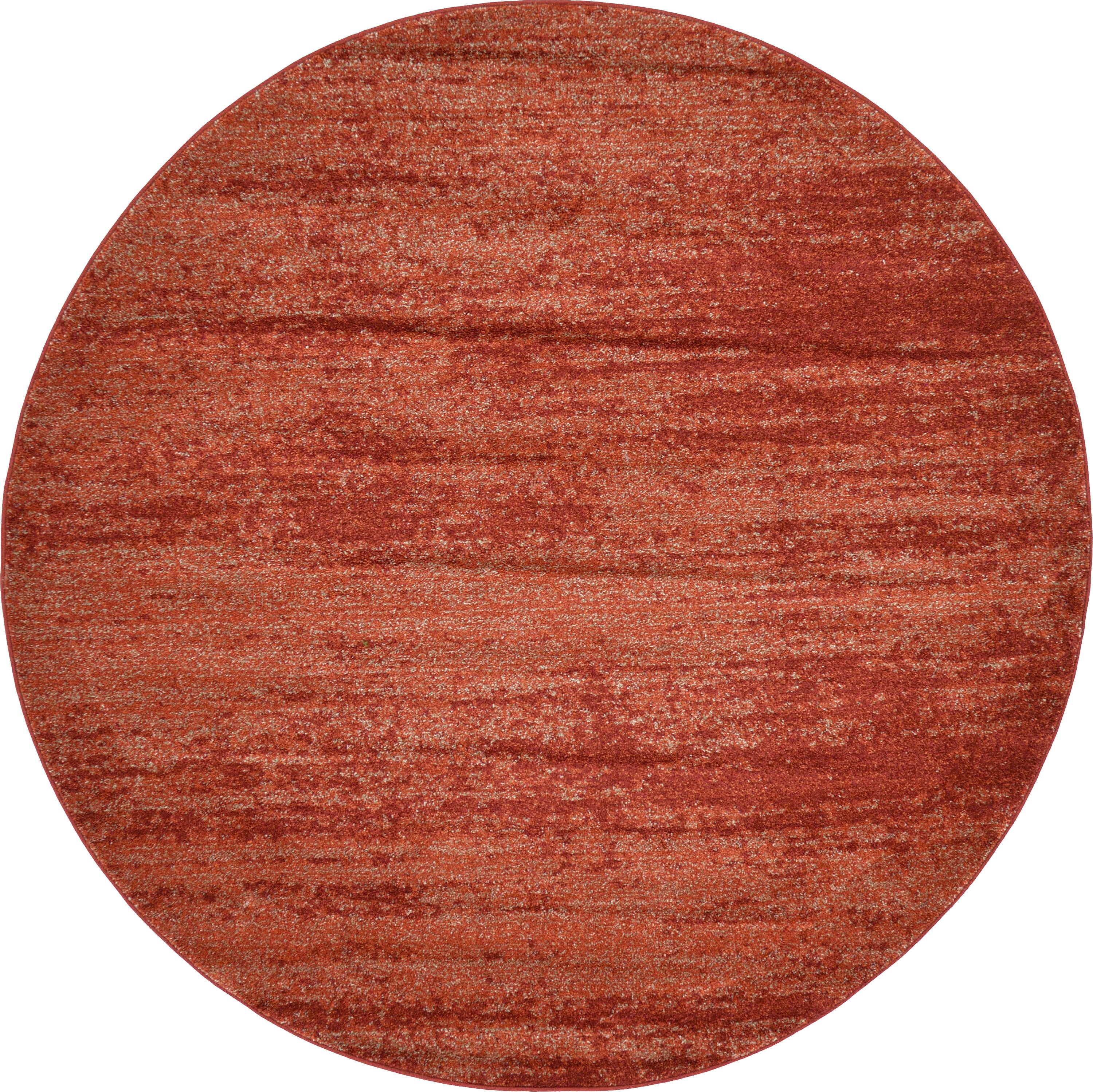 Unique Loom Del Mar Collection Area Rug - Lucille (6' 1" Round ...