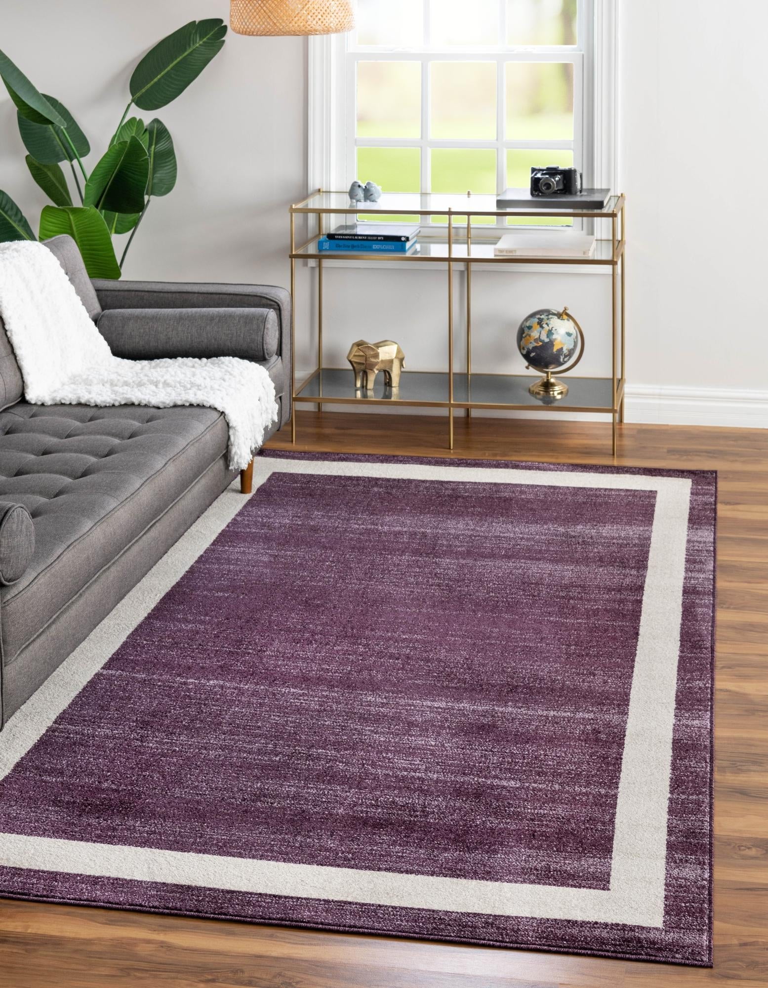 Unique Loom Del Mar Collection Area Rug - Maria (4' x 6' Rectangle ...