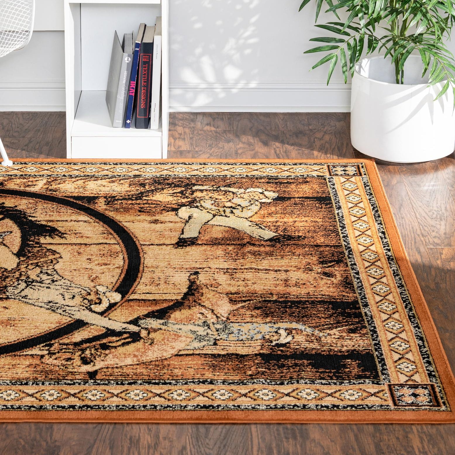 Unique Loom Pioneer Collection Area Rug - Dutton (7' 1" x 10' Rectangle ...