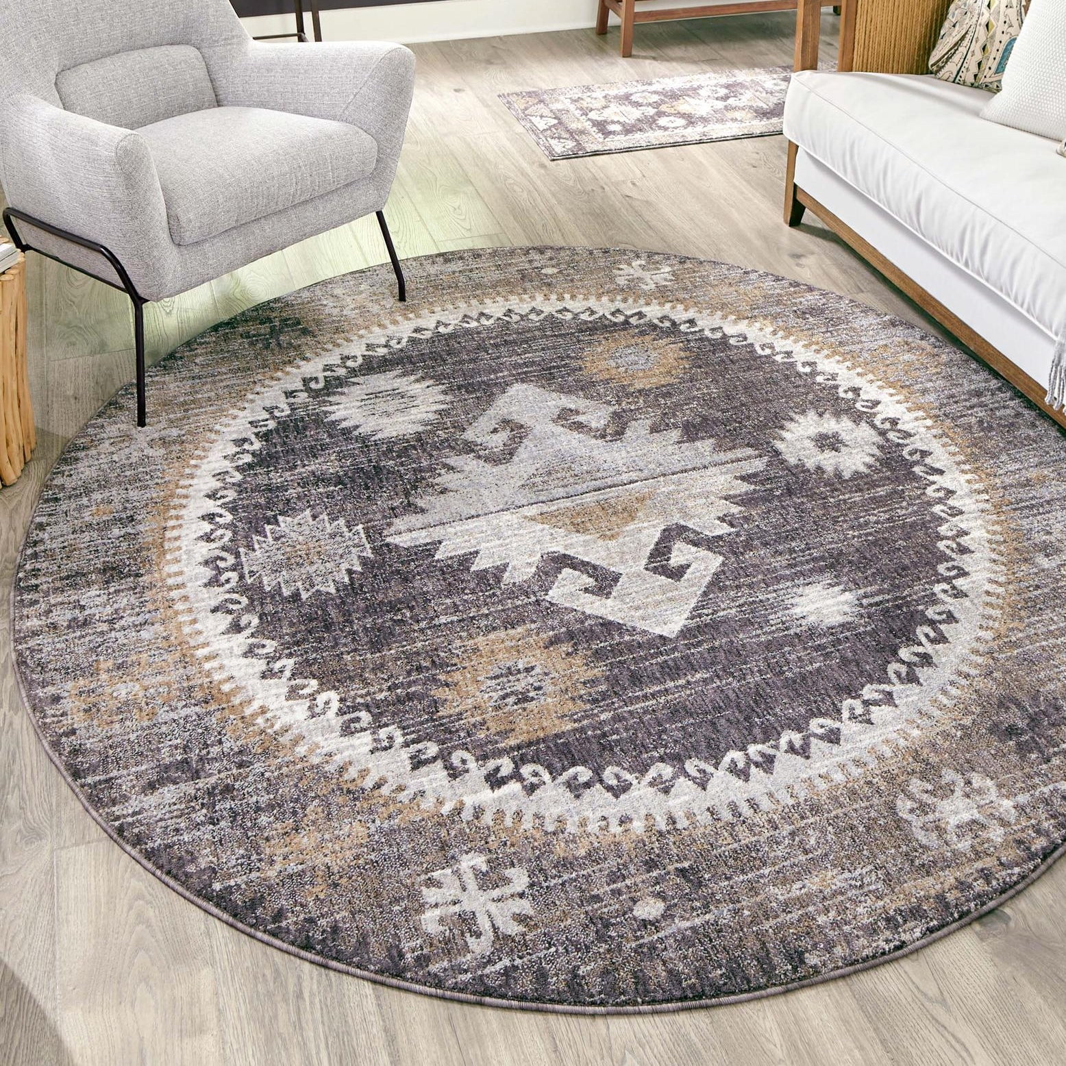 Unique Loom Eco Southwestern Collection Area Rug - Springdale (3' 3 ...
