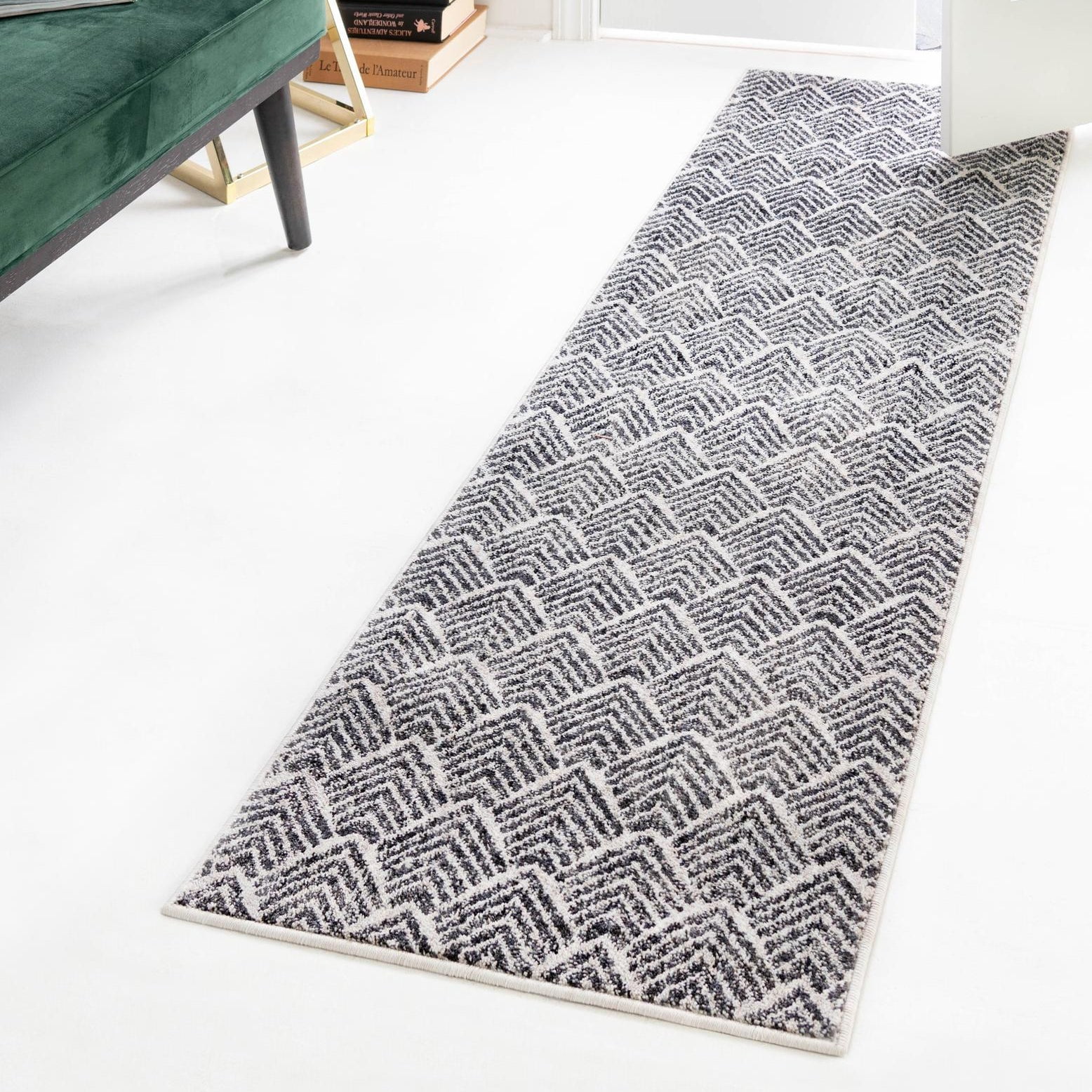 Unique Loom Eco Trellis Collection Area Rug - Osage (2' x 6' Runner ...