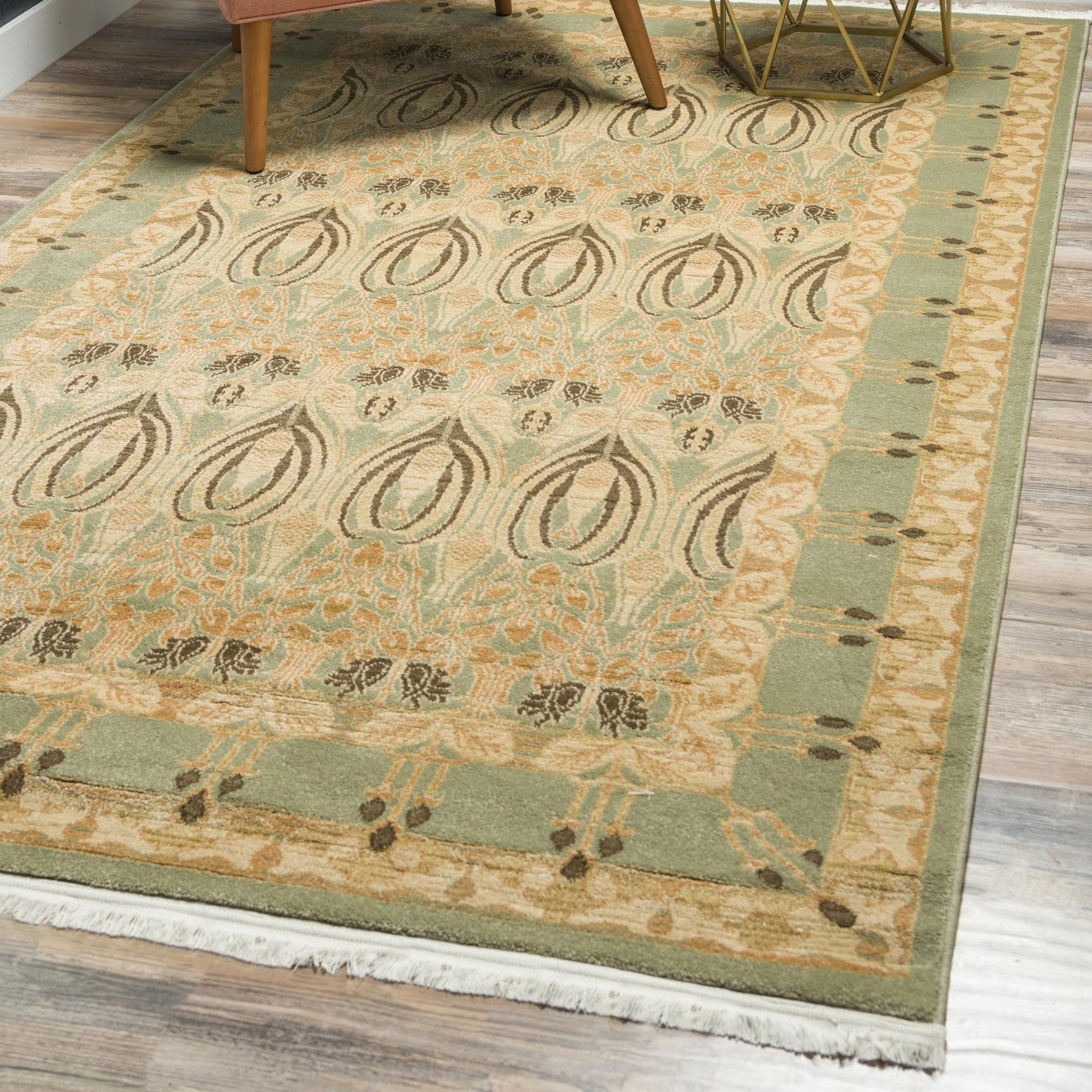 Unique Loom Edinburgh Collection Area Rug - Canmore (9' x 12' 2 ...