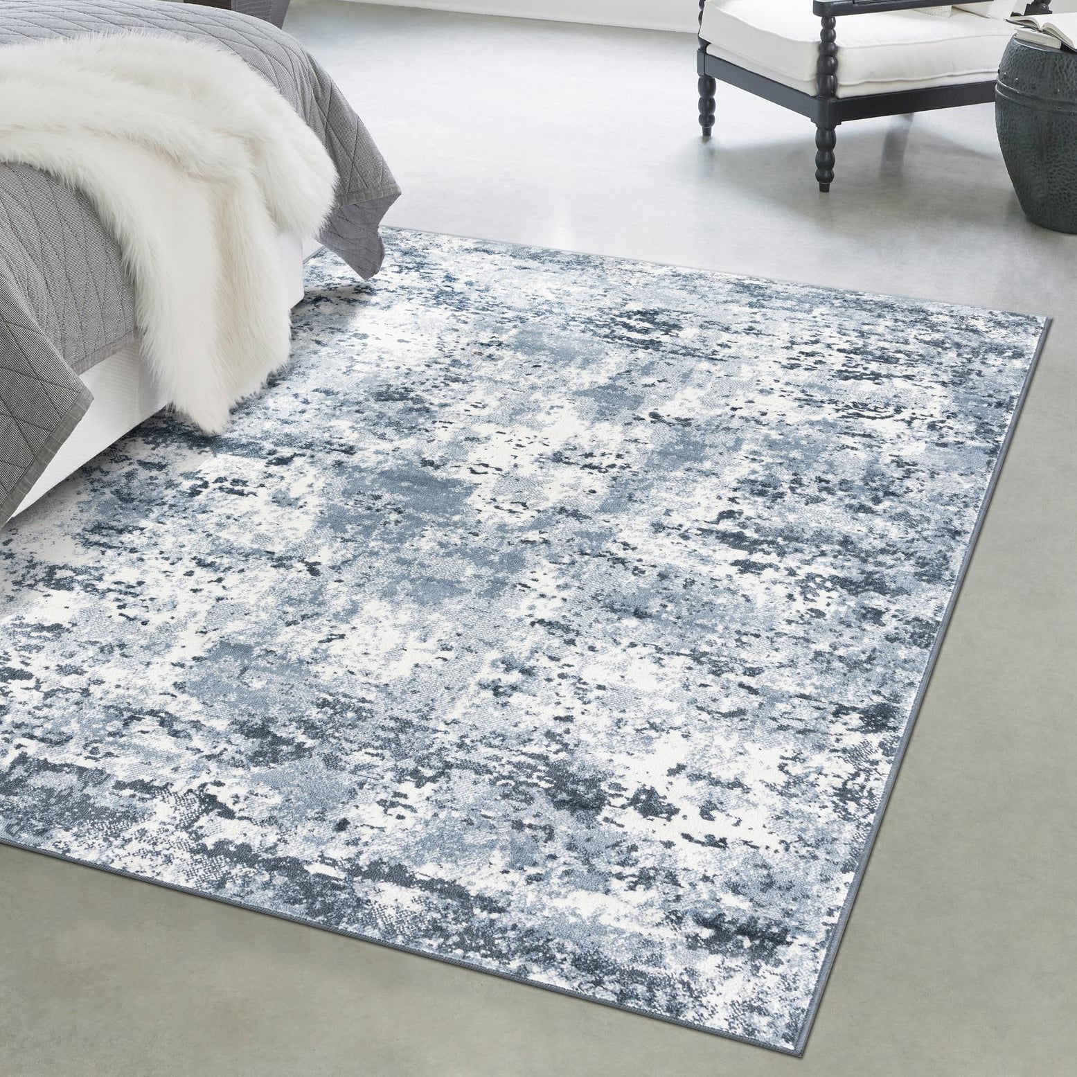 Unique Loom Eos Collection Area Rug - Borealis (2' x 3' 1" Rectangle ...