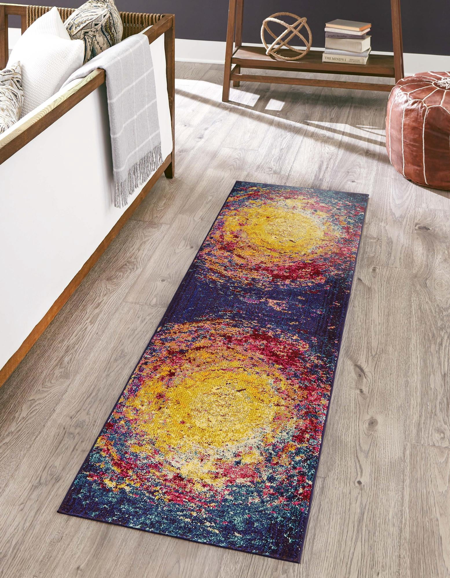 Unique Loom Estrella Collection Area Rug - Rome (2' 7" x 10' Runner ...