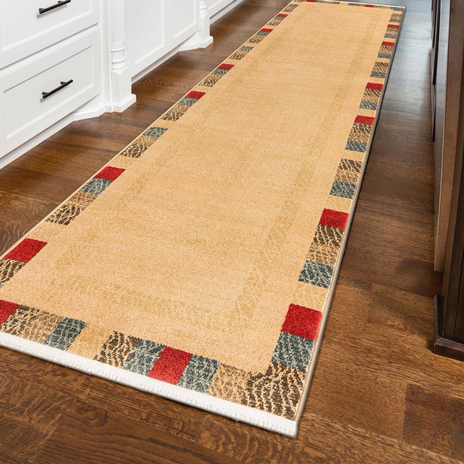 Unique Loom Fars Collection Area Rug - Siraf (2' 7" x 10' Runner Beige ...