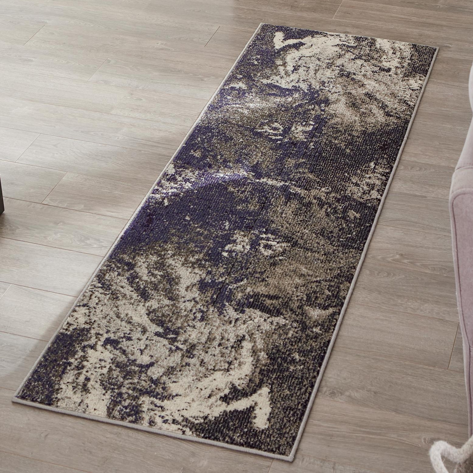 Unique Loom Haerfest Collection Area Rug - French Roast (2' x 6' Runner ...
