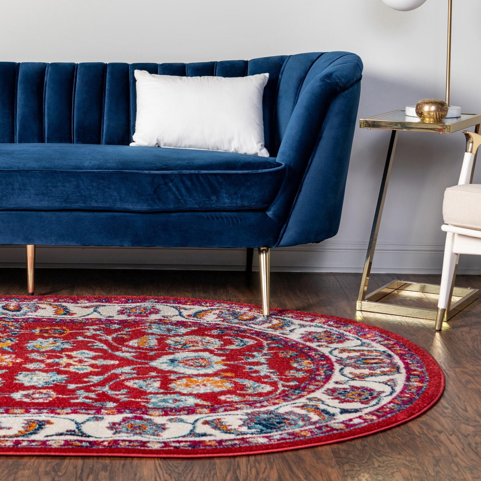 Unique Loom Aurelia Collection Area Rug - Hadrian (7' 10" x 10' Oval ...