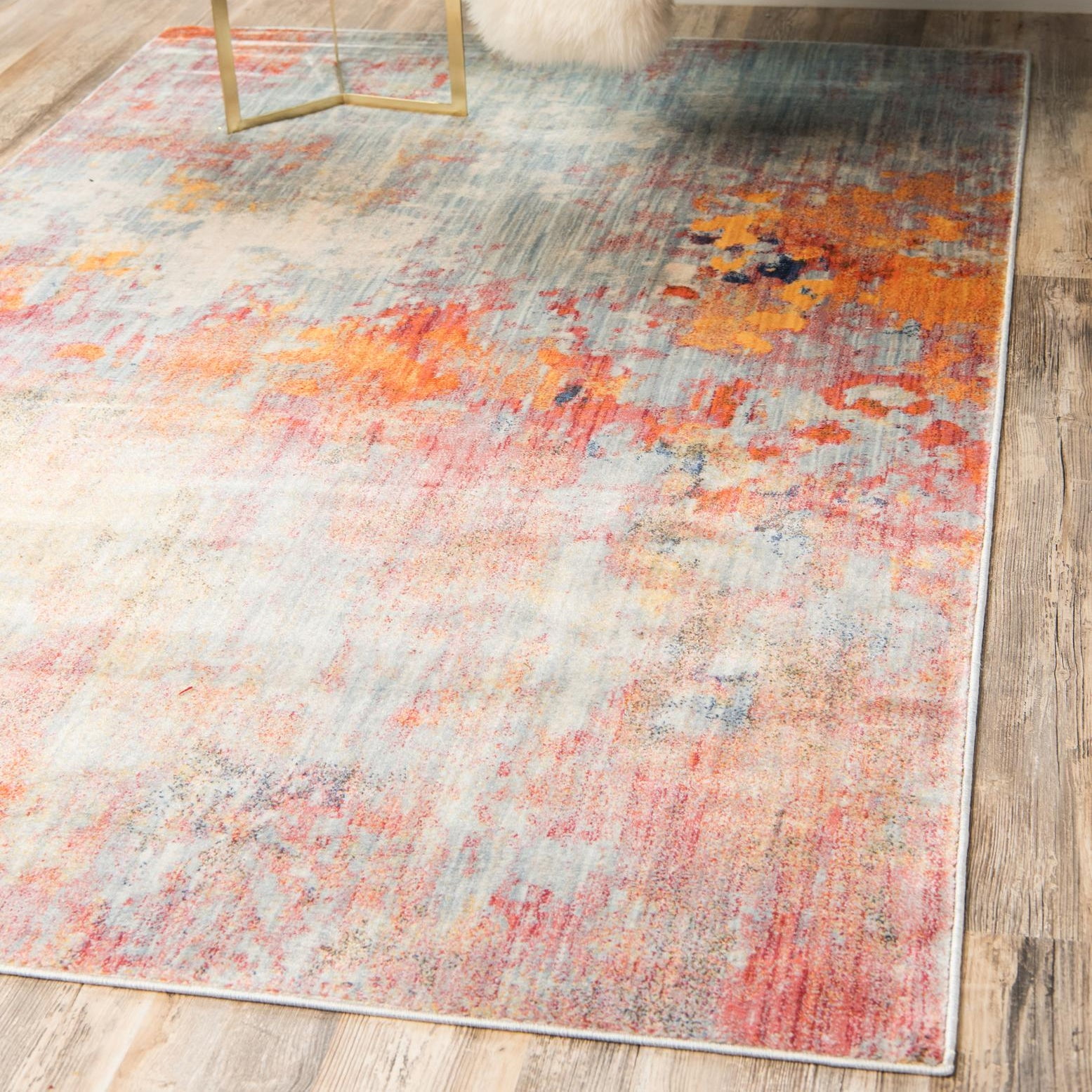 Unique Loom Helios Collection Area Rug - Santorini (5' 1" x 8 ...