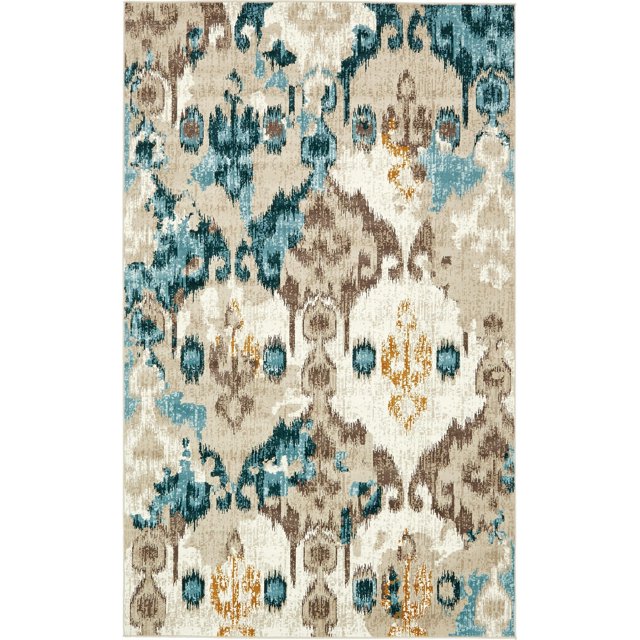 Unique Loom Ikat Chimera Modern Distressed Area Rug or Runner - Walmart.com