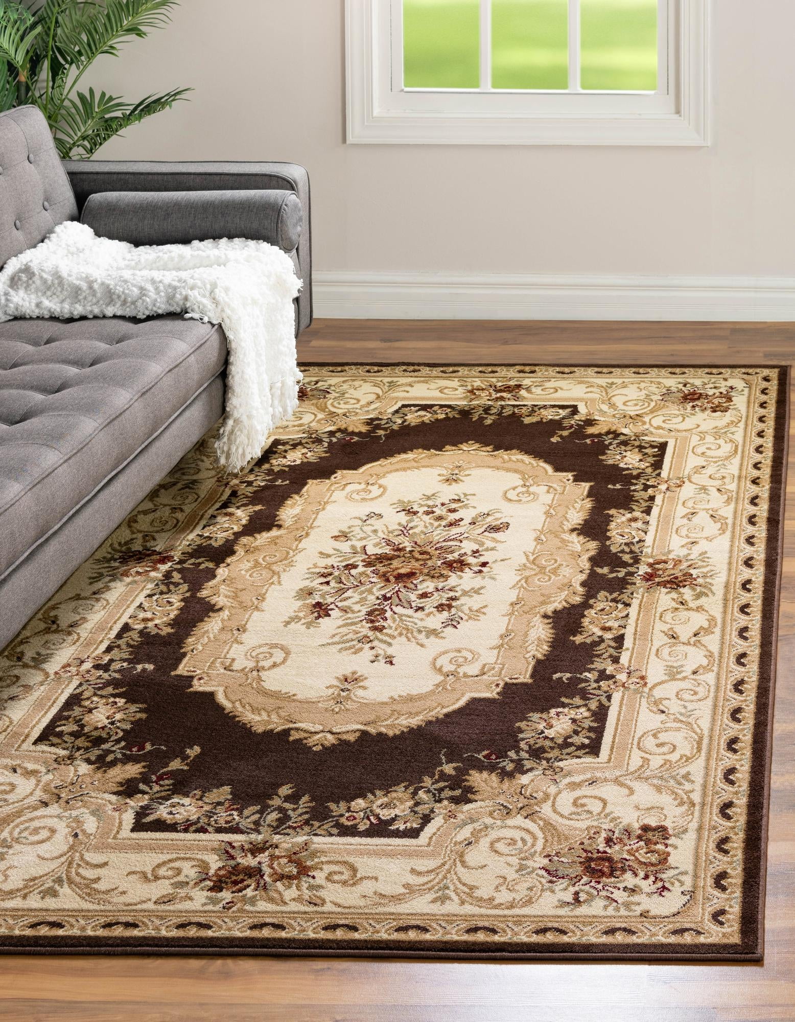 Unique Loom Versailles Collection Area Rug - Henry (5' 3" x 8 ...