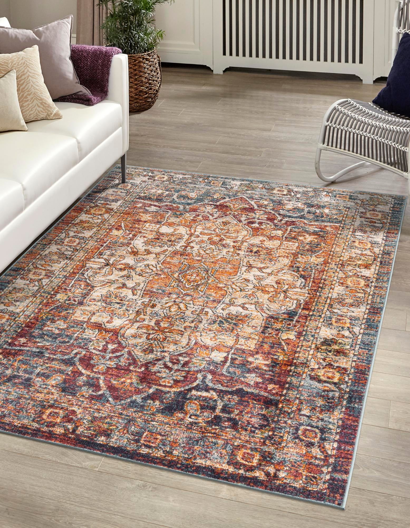 Unique Loom Isabella Collection Area Rug - Adjani (2' x 3' 1" Rectangle ...