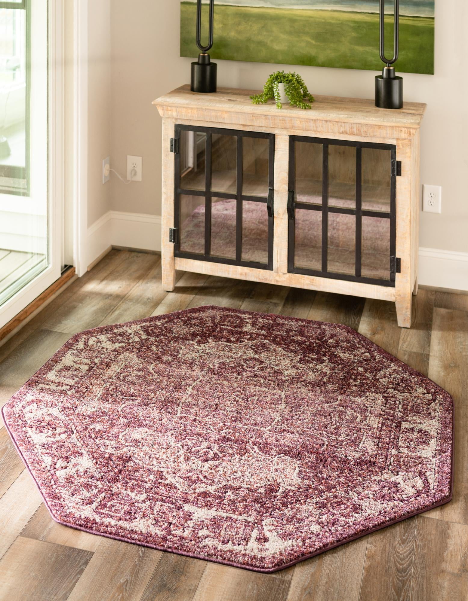 Unique Loom Isabella Collection Area Rug - Adjani (7' 10" Octagon ...