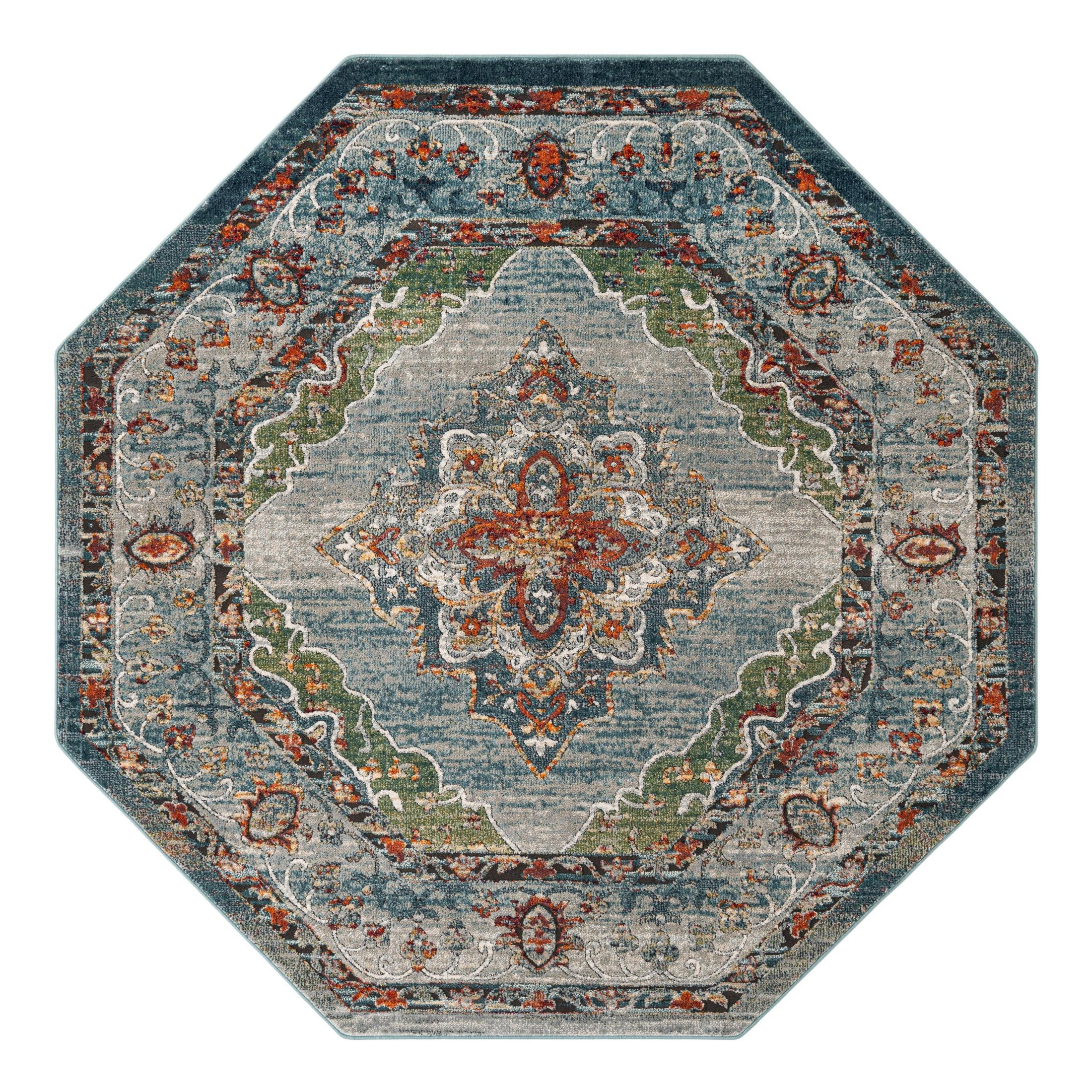 Unique Loom Isabella Collection Area Rug - Rossellini (7' 10" Octagon ...
