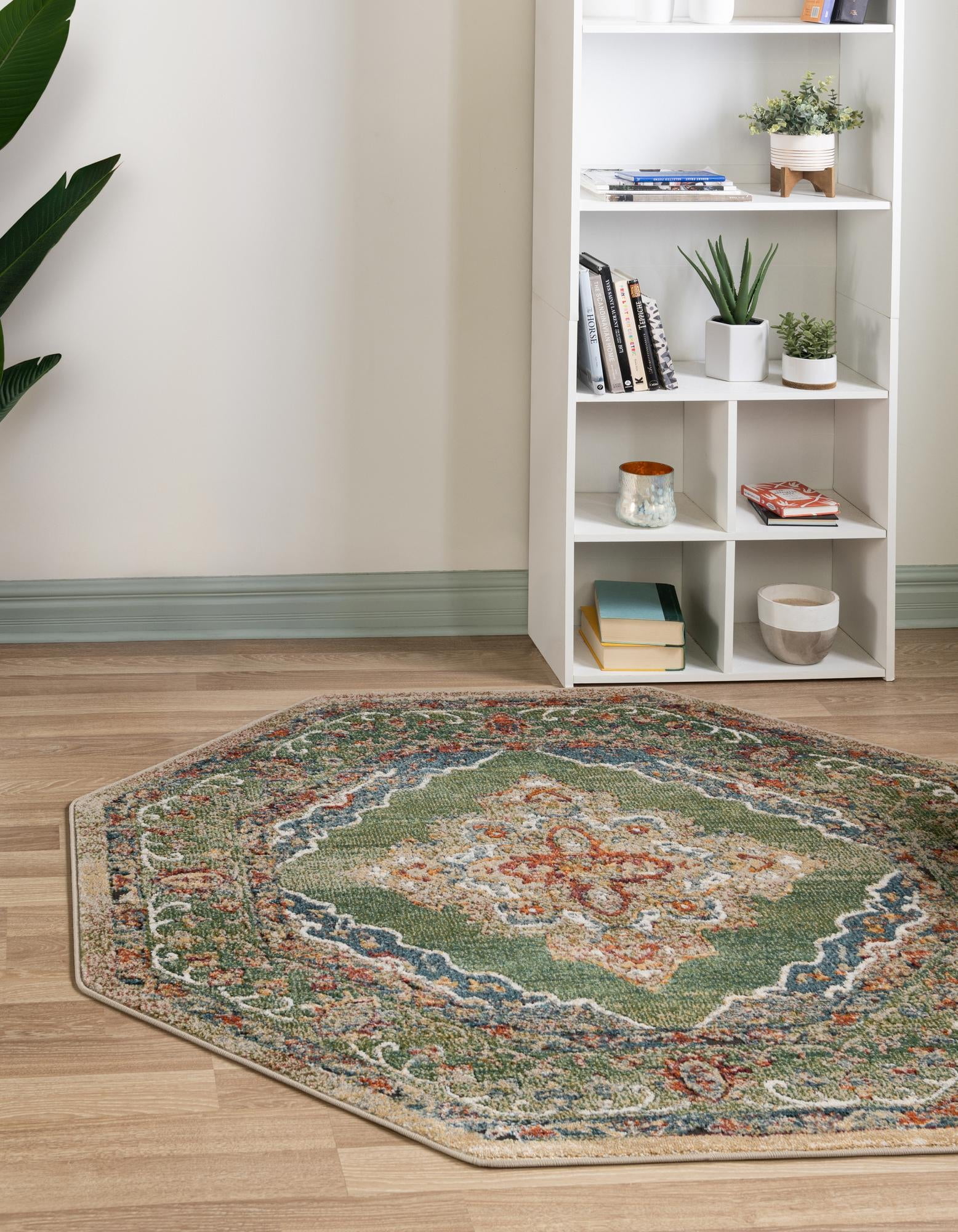 Unique Loom Isabella Collection Area Rug - Rossellini (7' 10" Octagon ...