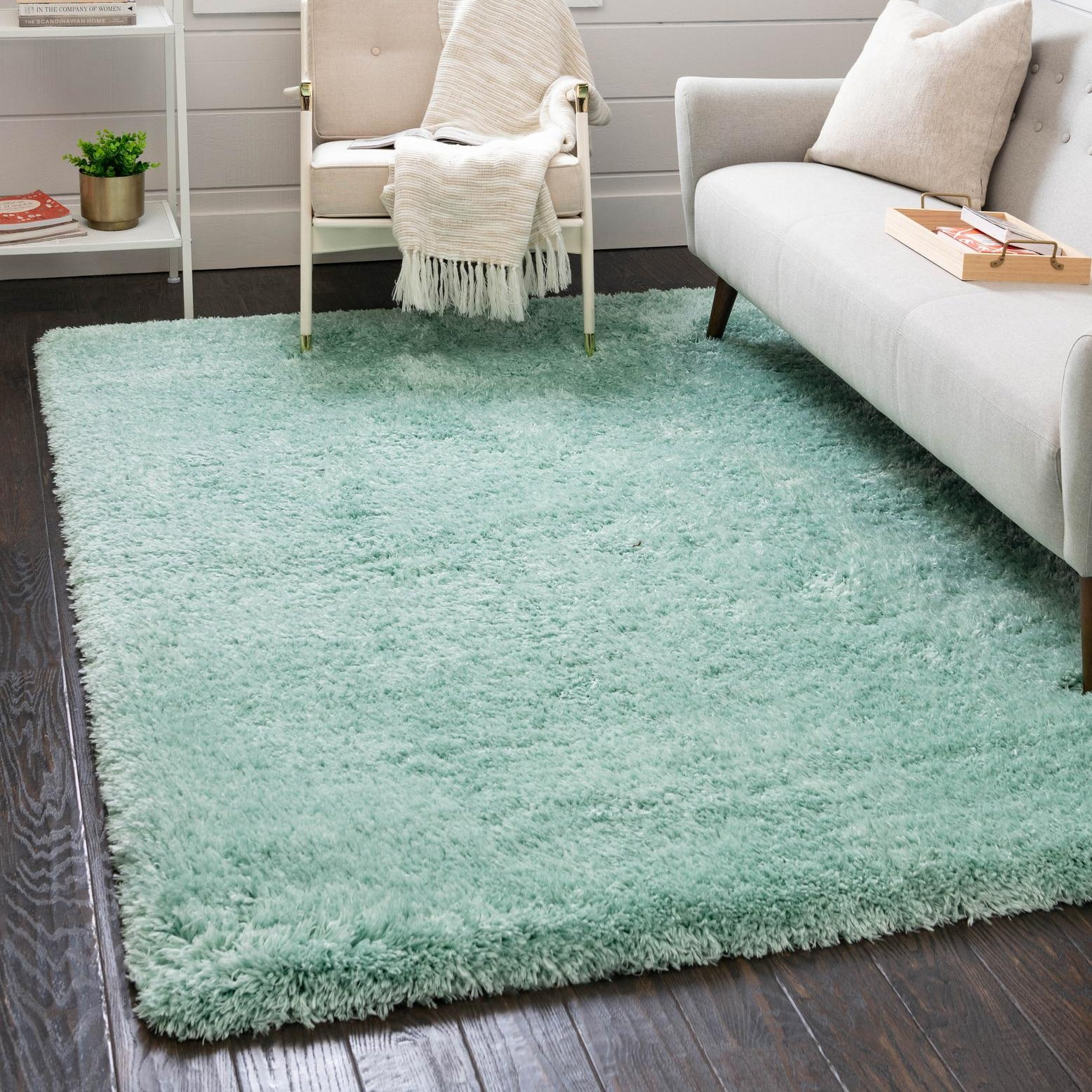 Unique Loom Infinity Shag Collection Area Rug - Jinko (2' x 3 ...