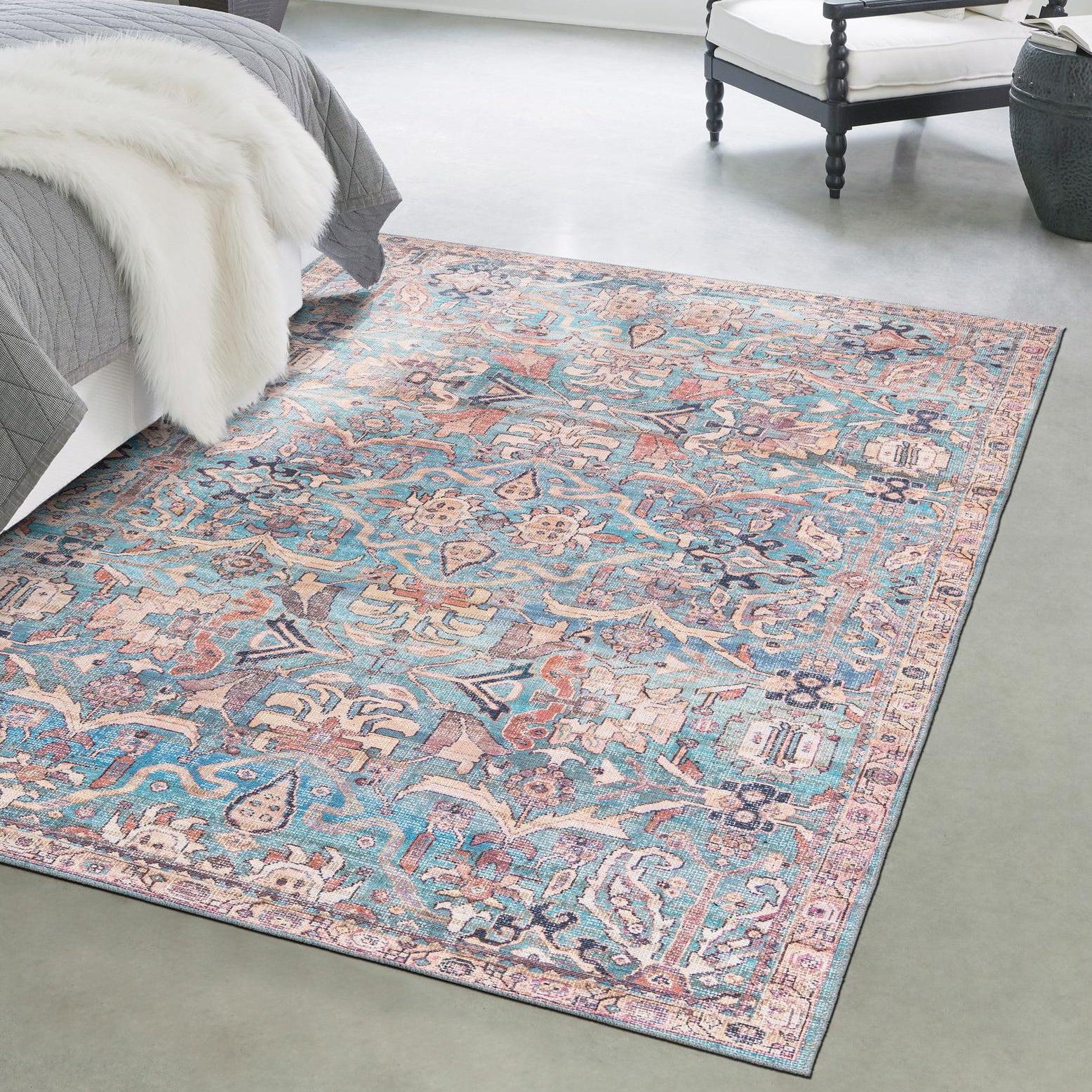 Unique Loom Nostalgia Collection Area Rug - Katie (3' 3" x 5' 3 ...