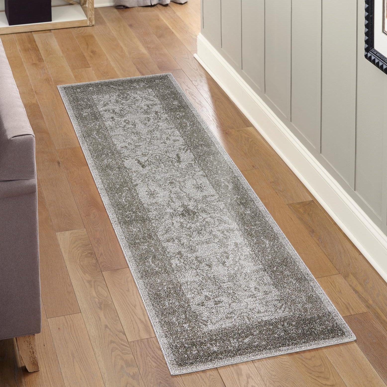 Unique Loom La Jolla Collection Area Rug - Floral (2' x 6' 1" Runner ...