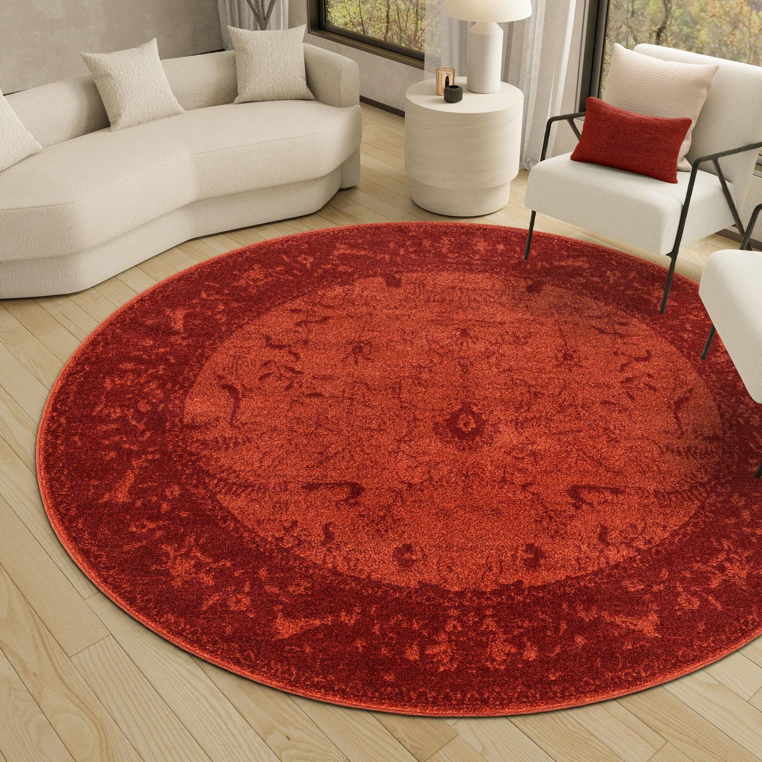 Unique Loom La Jolla Collection Area Rug - Floral (6' 1