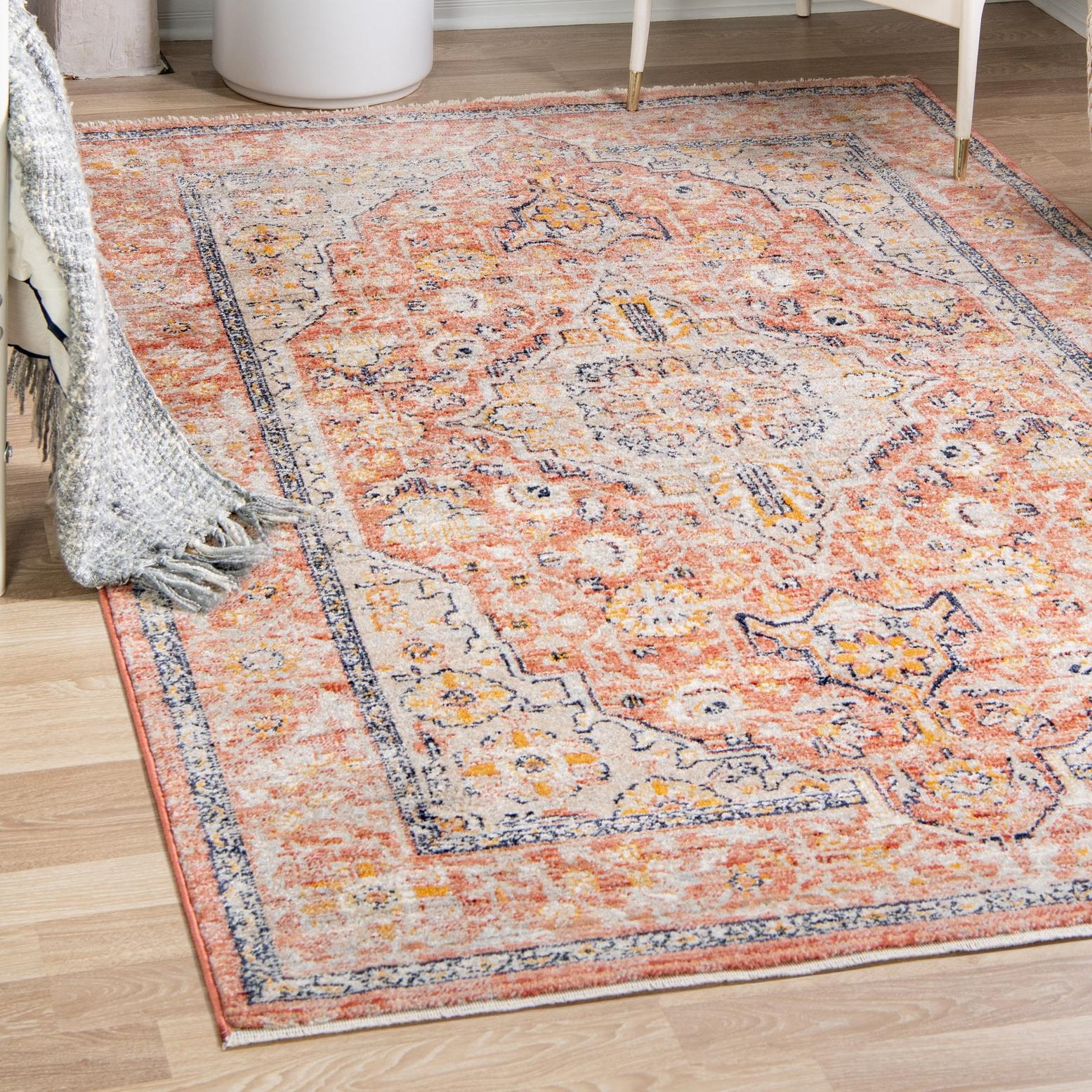 Unique Loom Lola Collection Area Rug - Traditional (7' x 10' 2 ...